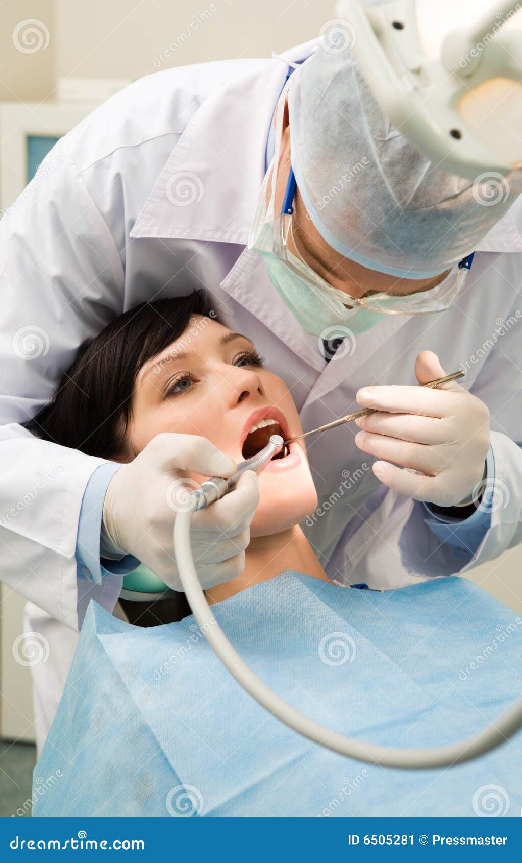Checking up teeth stock image. Image of inspection, mouth - 6505281