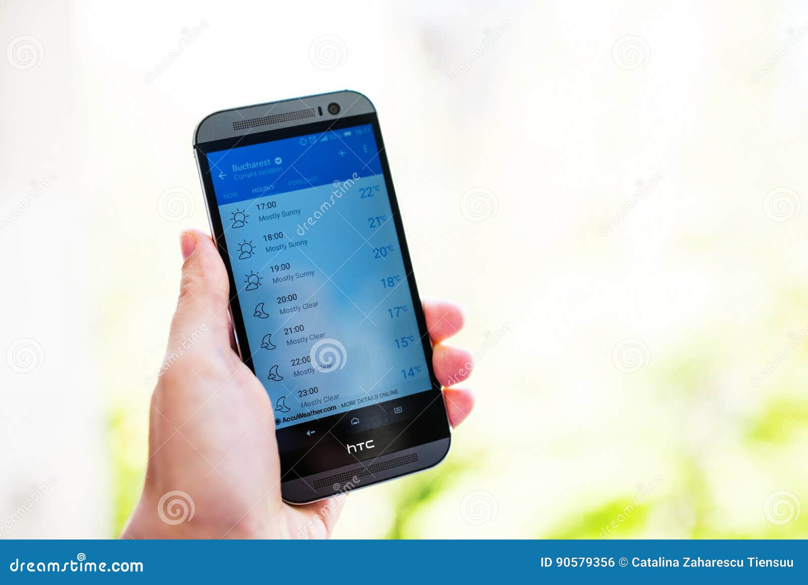 Checking Weather on Smartphone Editorial Photo - Image of prediction ...