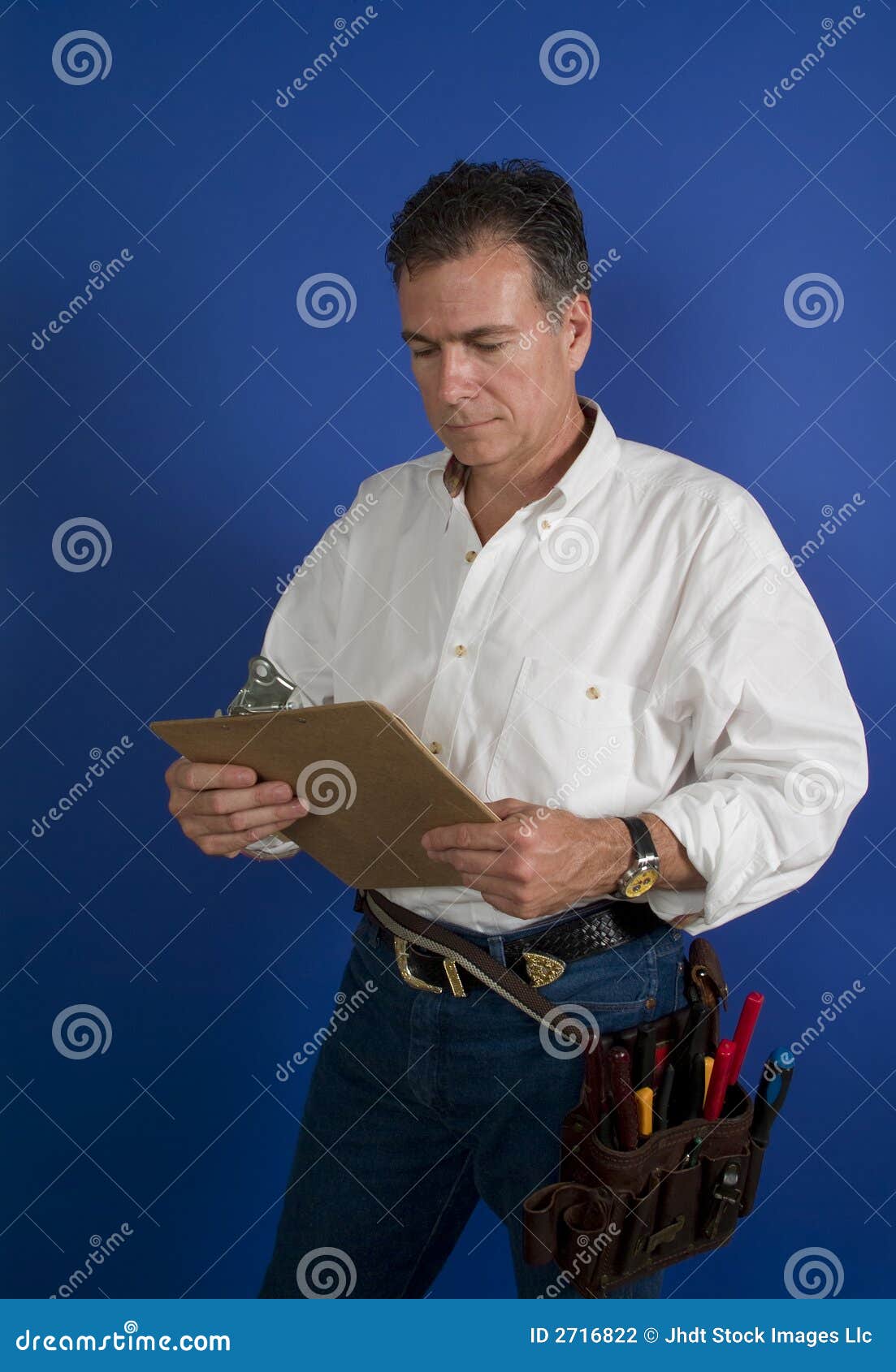 Checking the Work Order stock photo. Image of review, read - 2716822