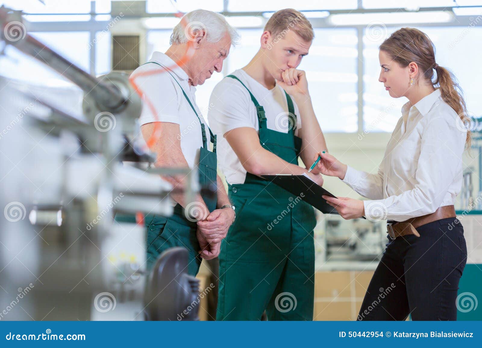 Checking the work stock photo. Image of boss, color, employee - 50442954