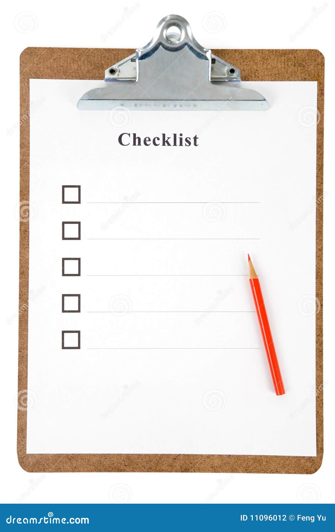 Checklist stock photo. Image of copy, background, report - 11096012