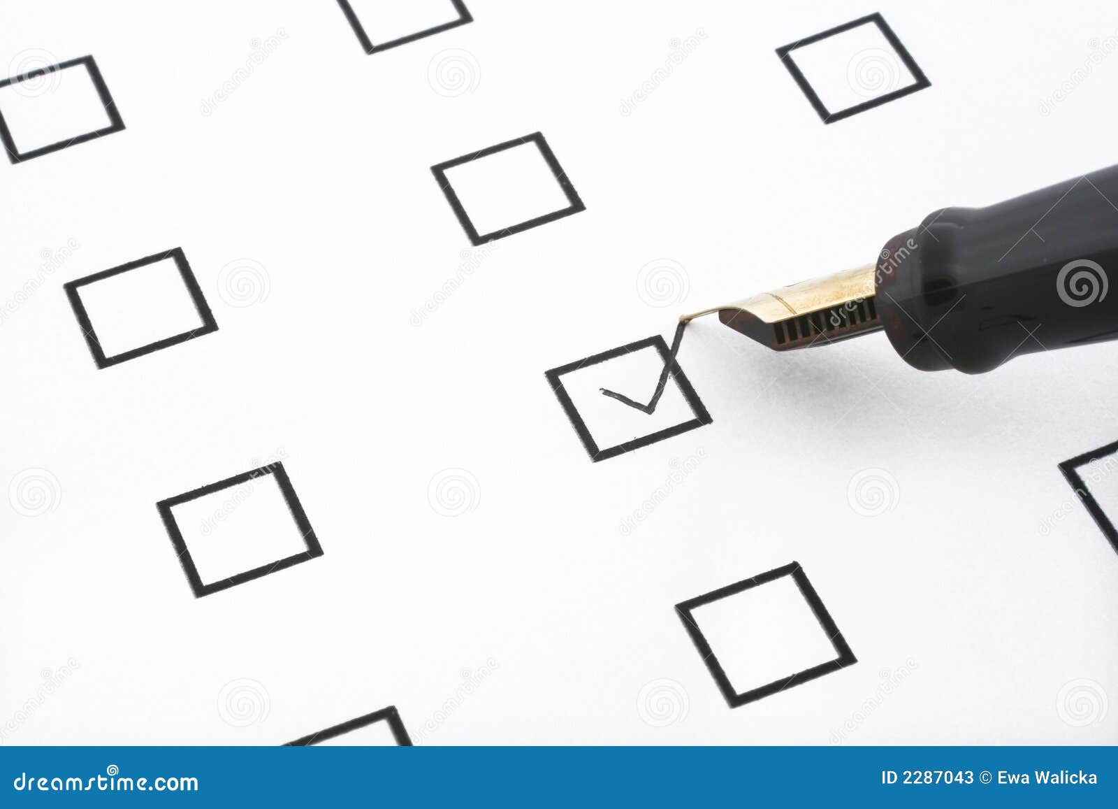 Checklist stock image. Image of paper, sign, boxes, checklist - 2287043