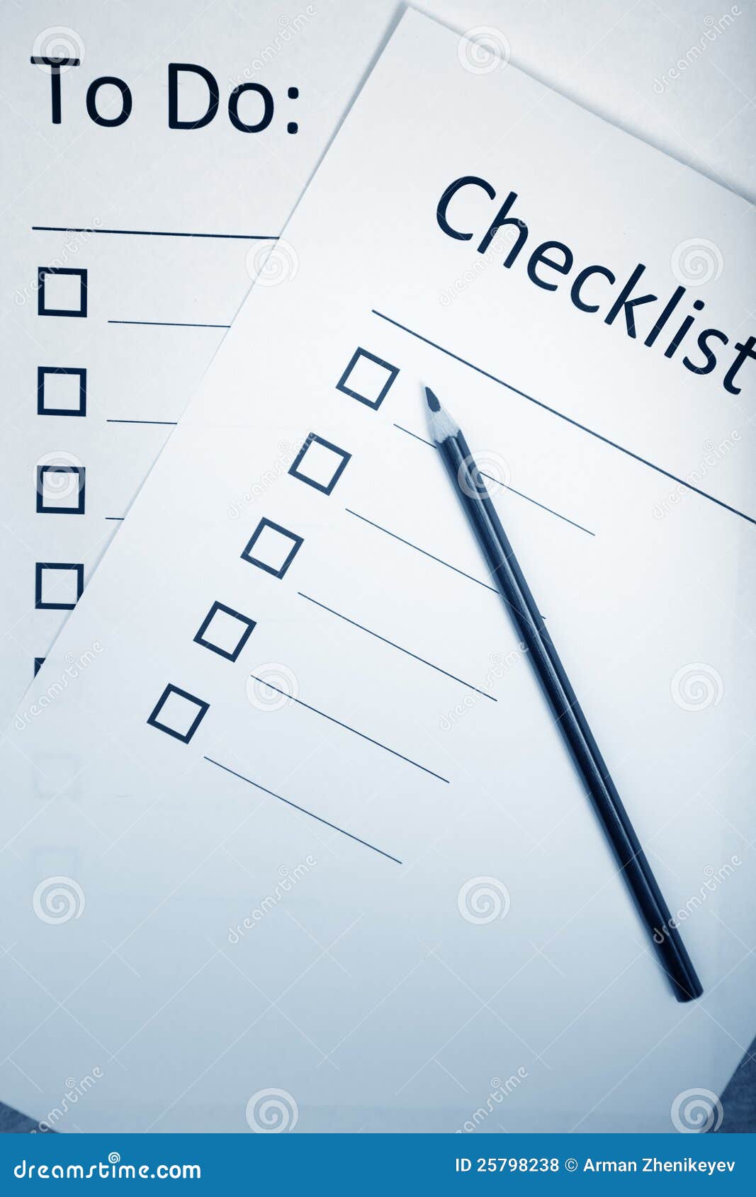 Checklist stock photo. Image of project, completed, paper - 25798238