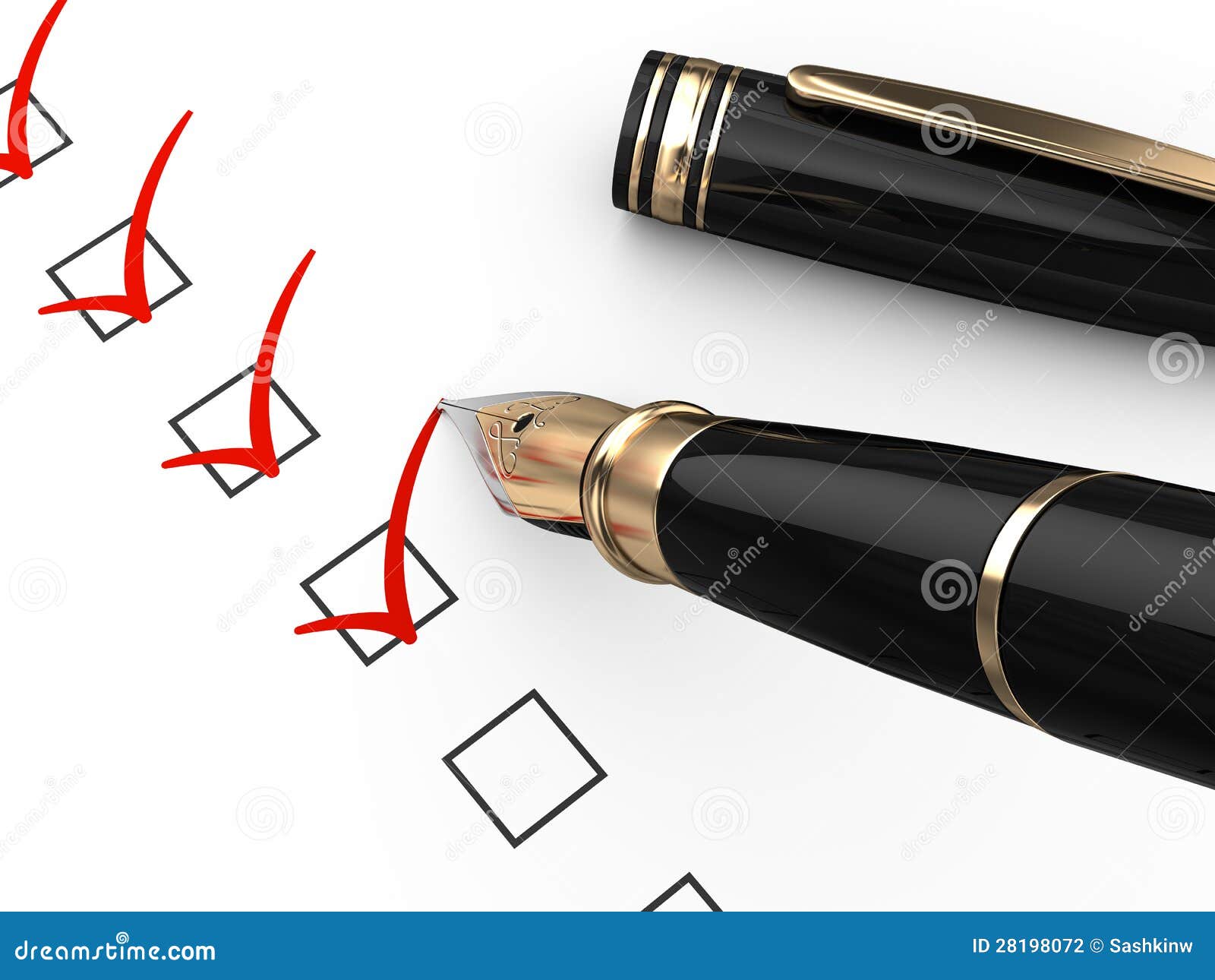 Box With Checklist Royalty-Free Stock Photography | CartoonDealer.com ...