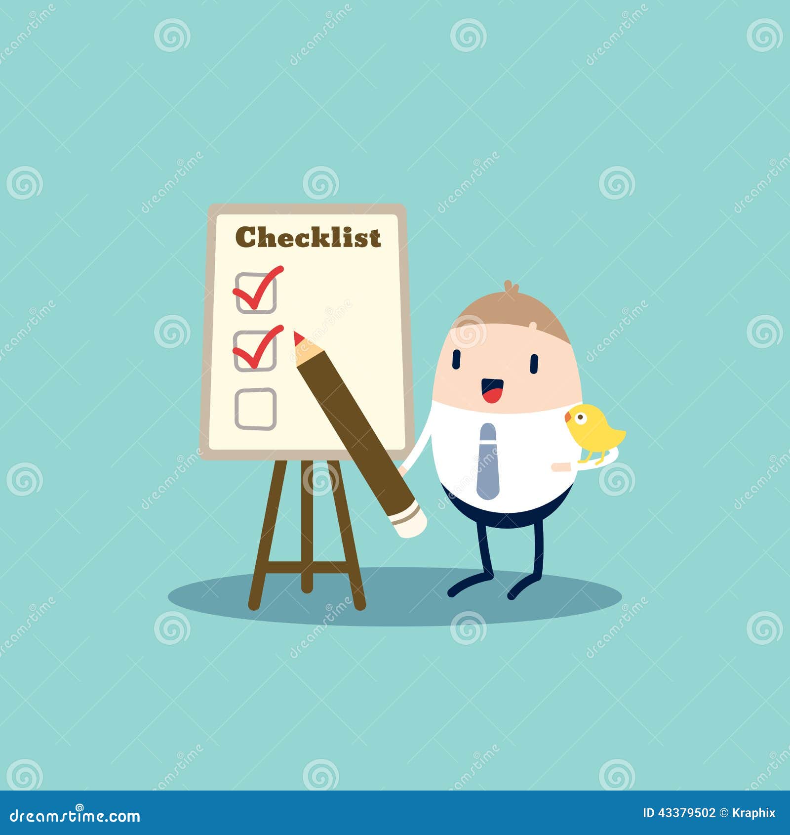 Checklist ilustración del vector. Ilustración de apuntar - 43379502