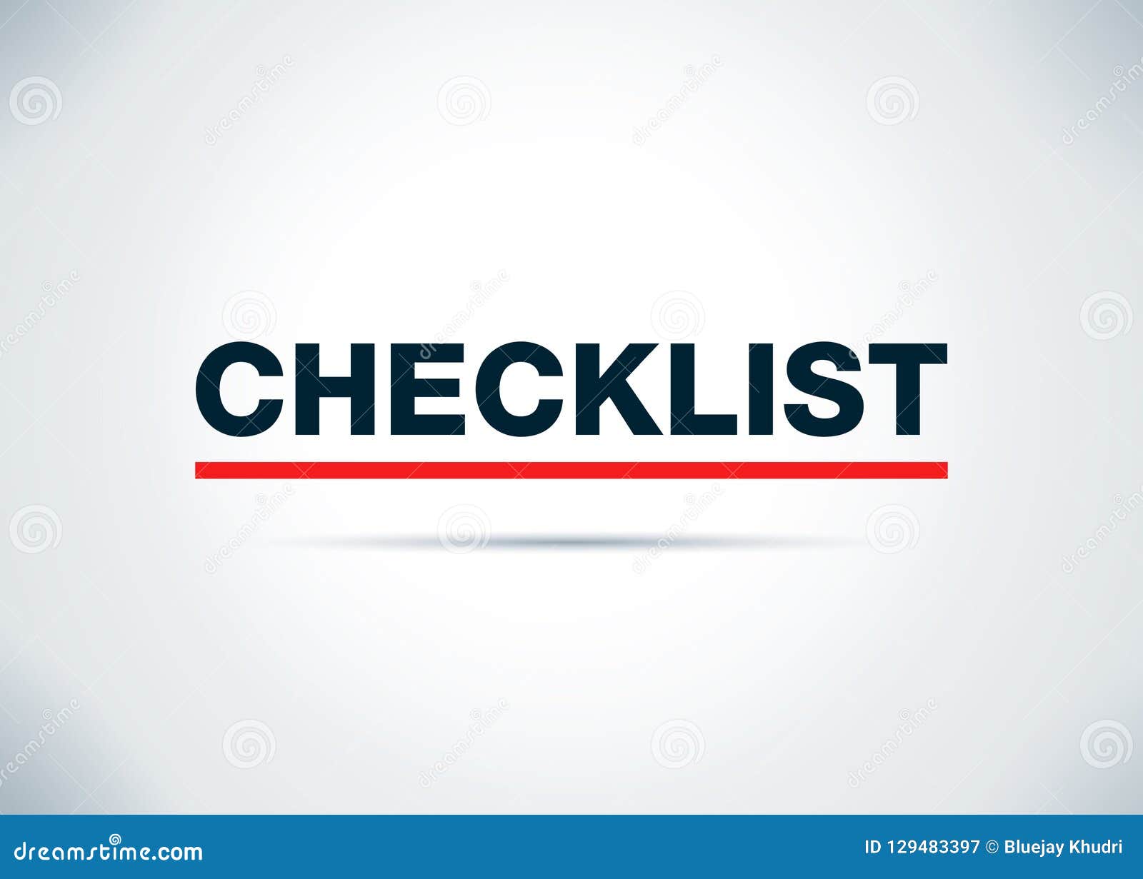 Checklist Abstract Flat Background Design Illustration Stock ...