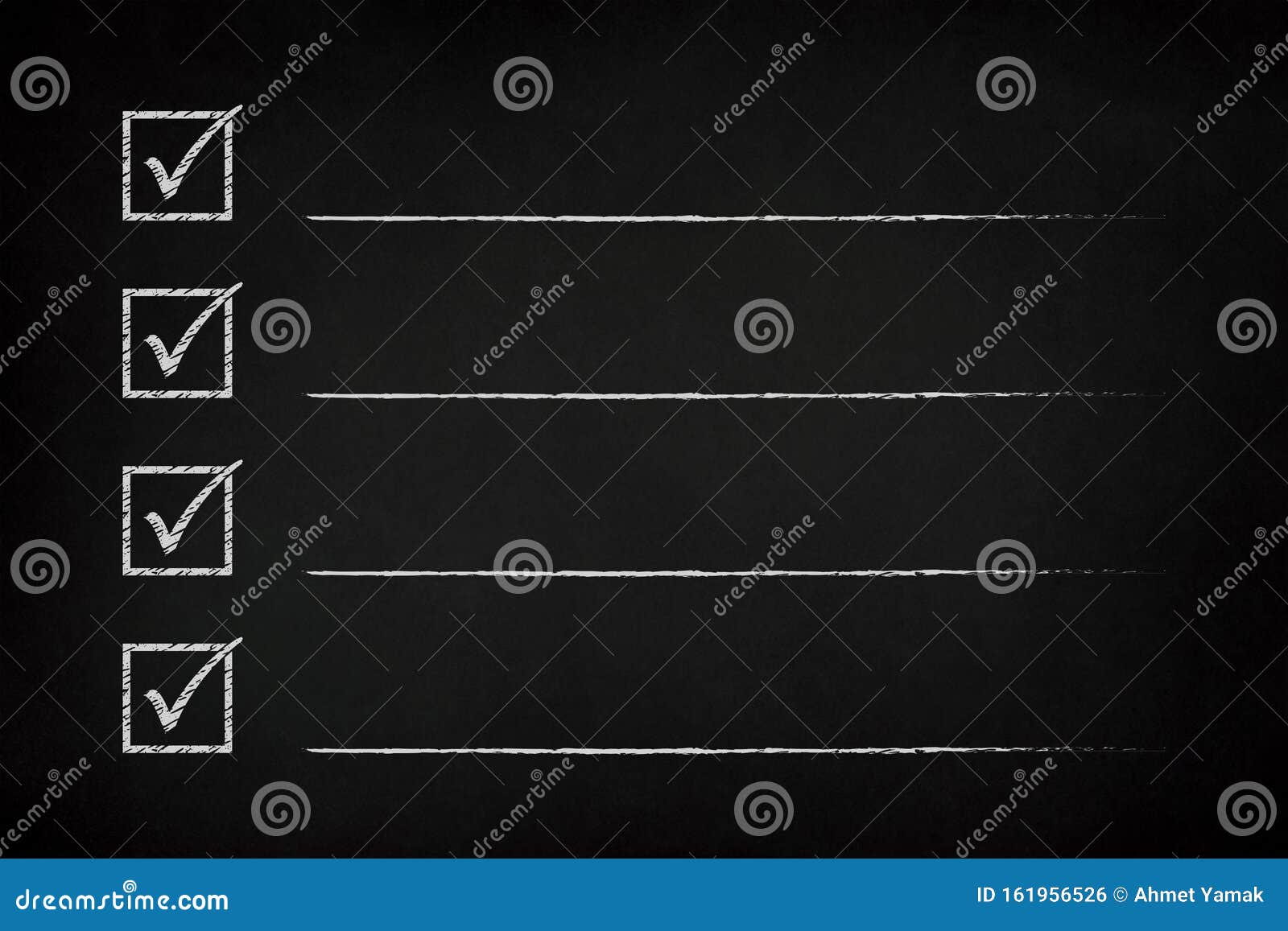Checklist Chalkboard Concept Background Royalty-Free Stock Image ...