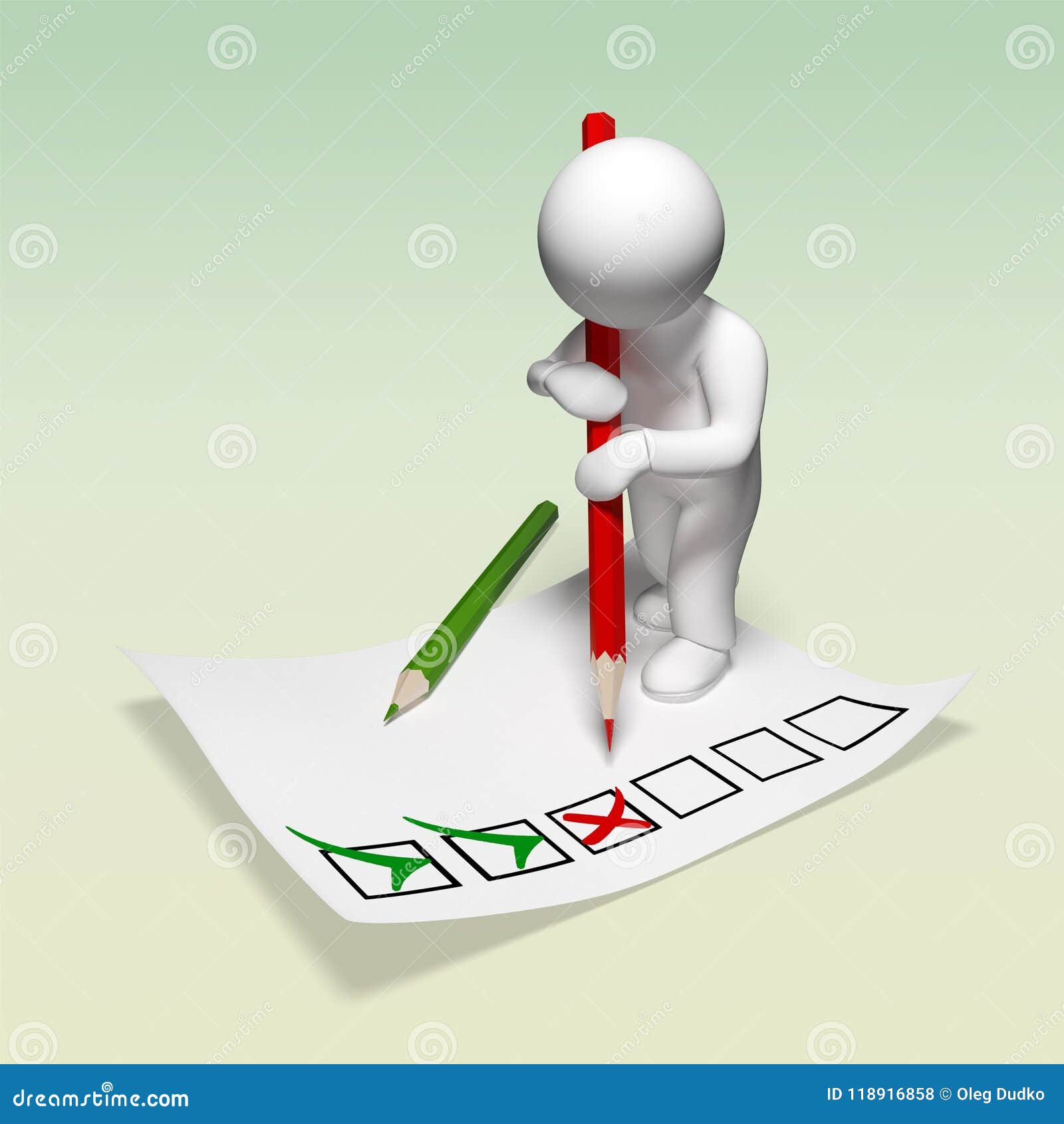 Checklist stock illustration. Illustration of concepts - 118916858