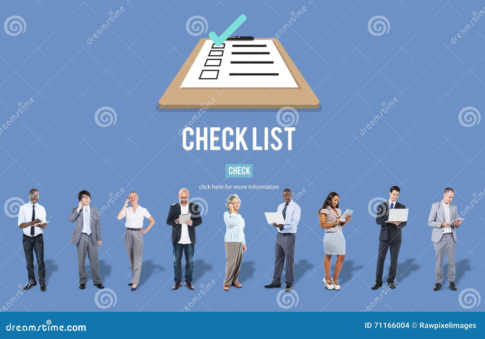 Checklist Choice Decision Document Mark Concept Stock Photo - Image of ...