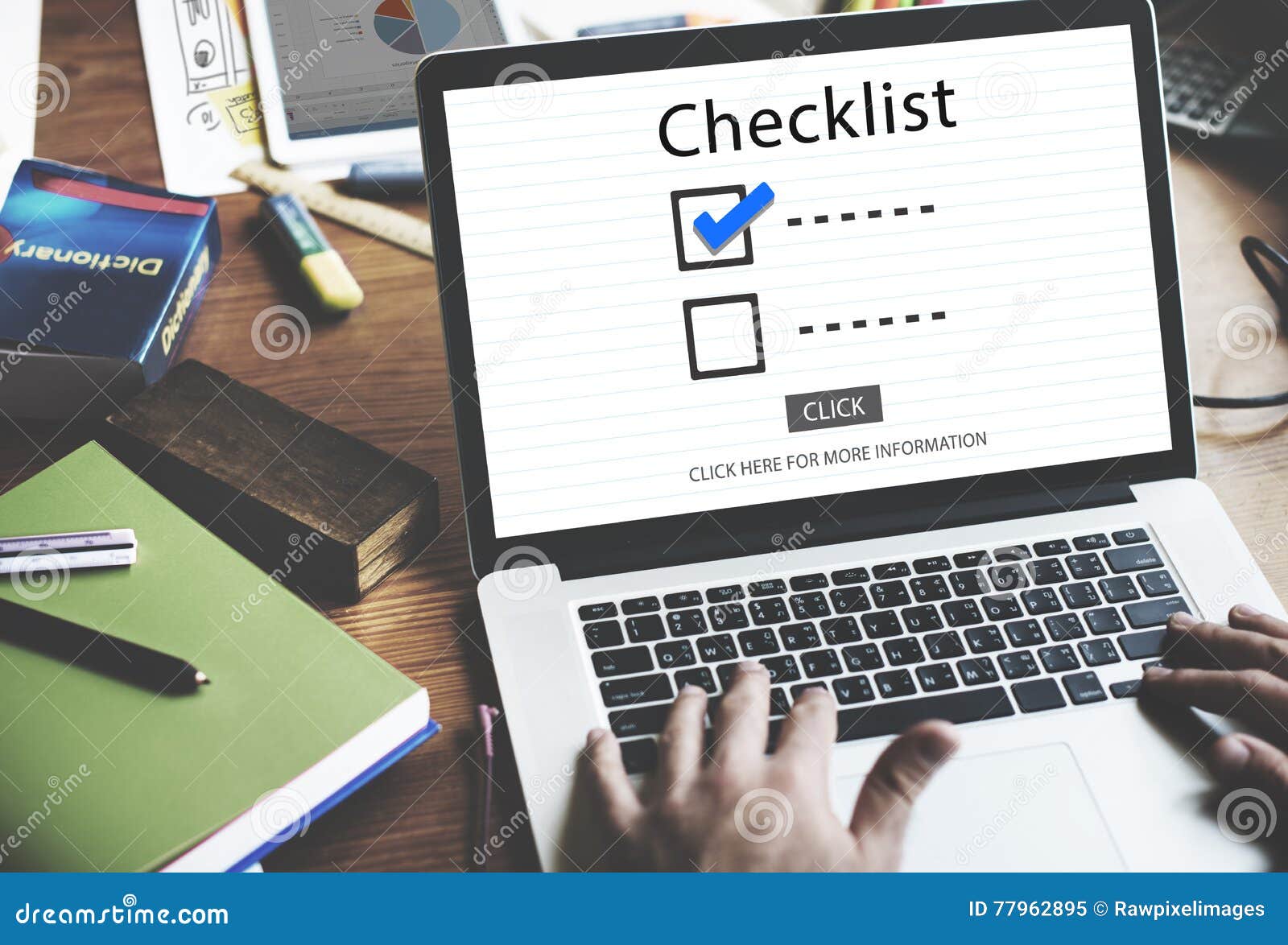 Checklist Choices To Do Audit Evaluation Concept Stock Image - Image of ...