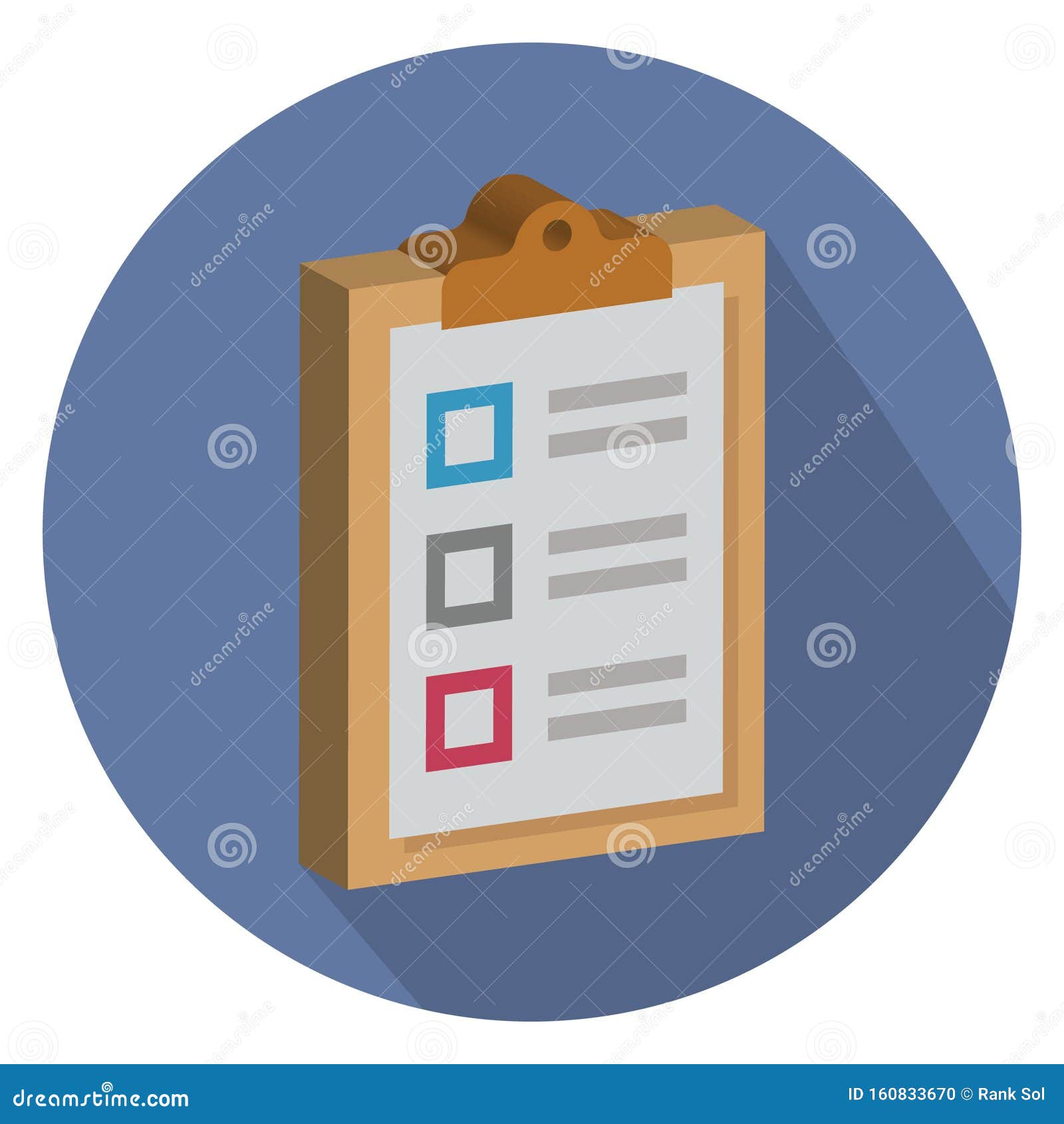 Checklist Color Vector Icon Fully Editable Stock Vector - Illustration ...