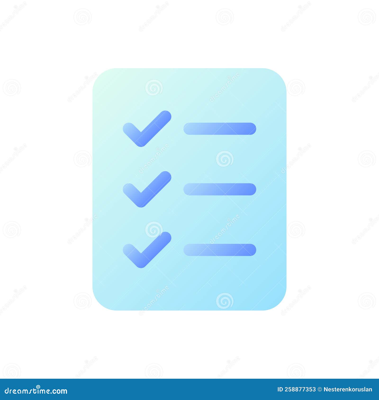 Checklist of Completed Tasks Pixel Perfect Flat Gradient Two-color Ui ...