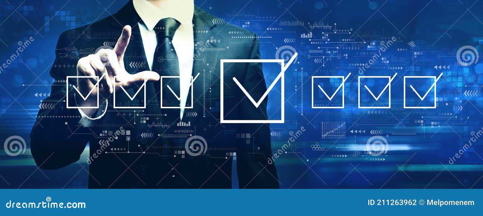 Checklist Concept With Businessman Stock Photography | CartoonDealer ...