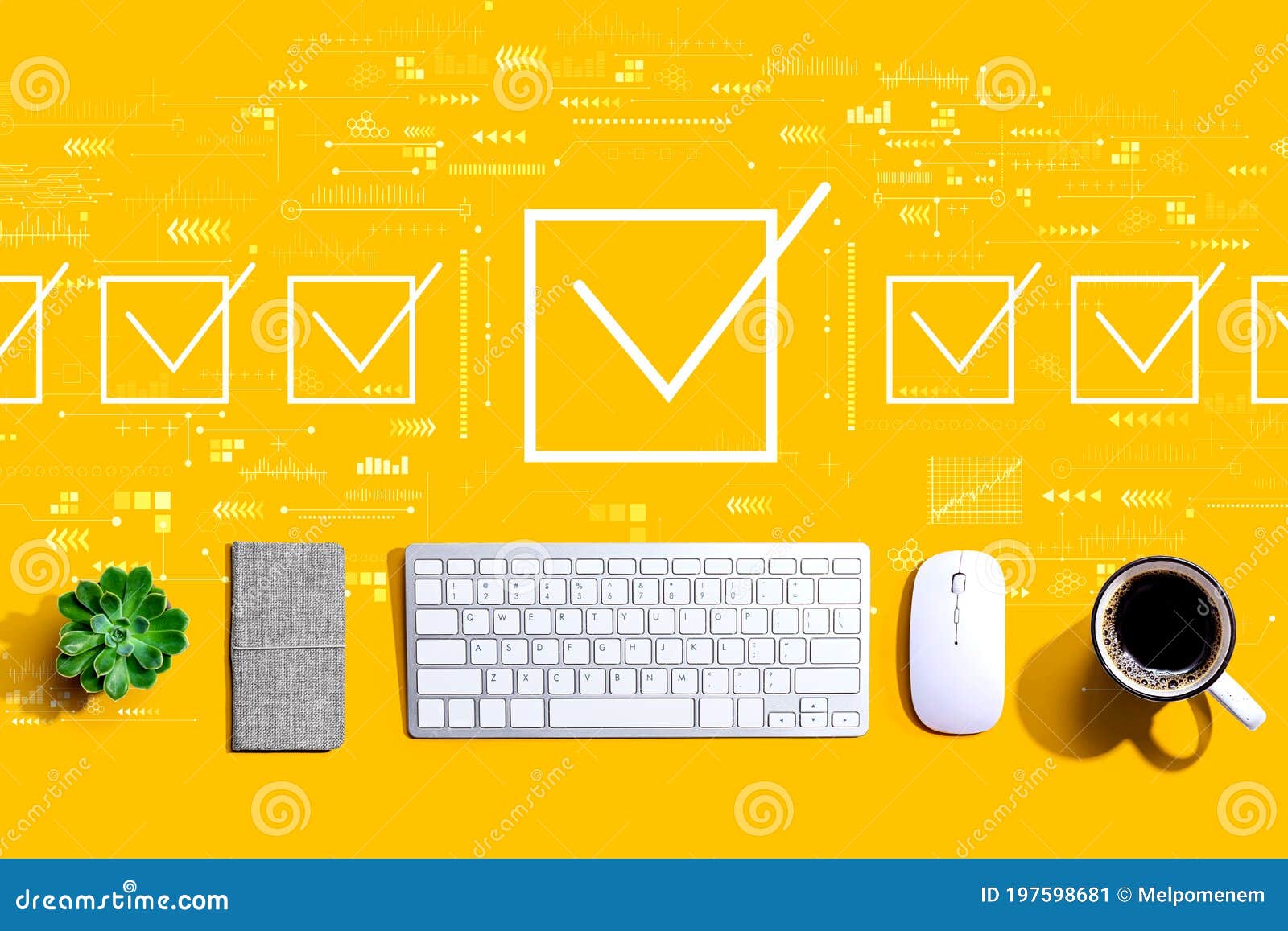 Checklist Concept - Checklist Box With Red Checkmark, Paper And A Pen ...