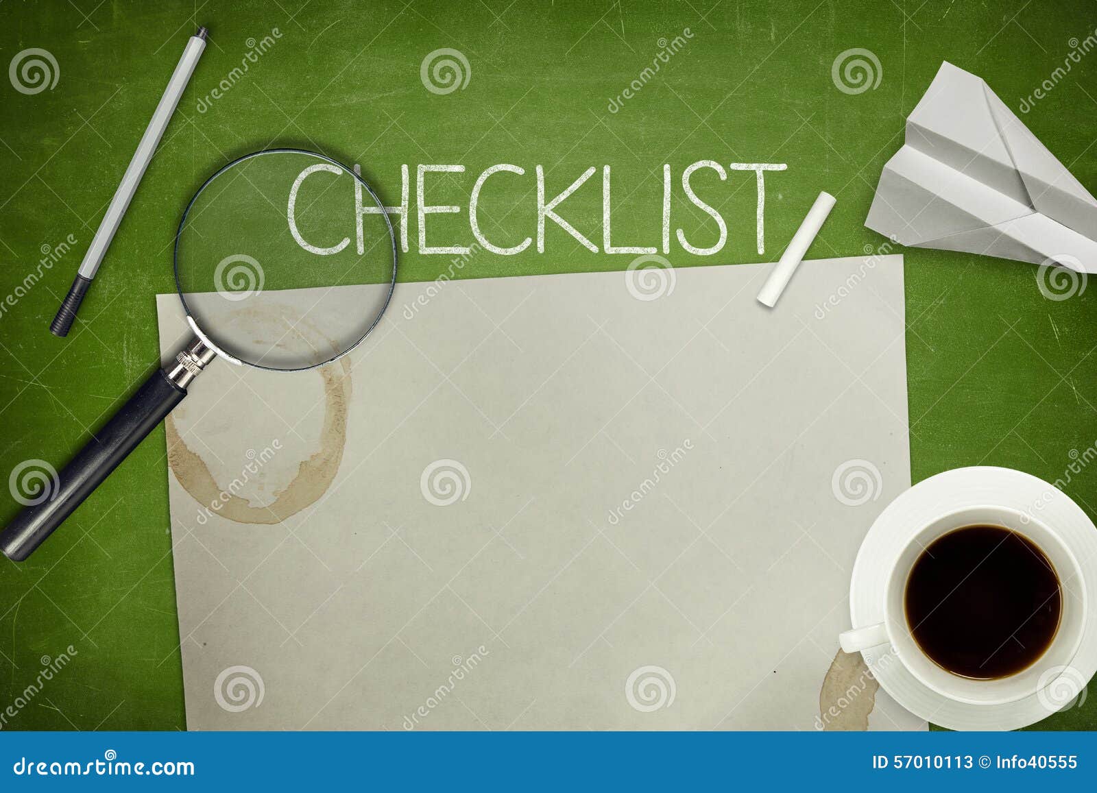 Checklist Concept - Checklist Box With Red Checkmark, Paper And A Pen ...