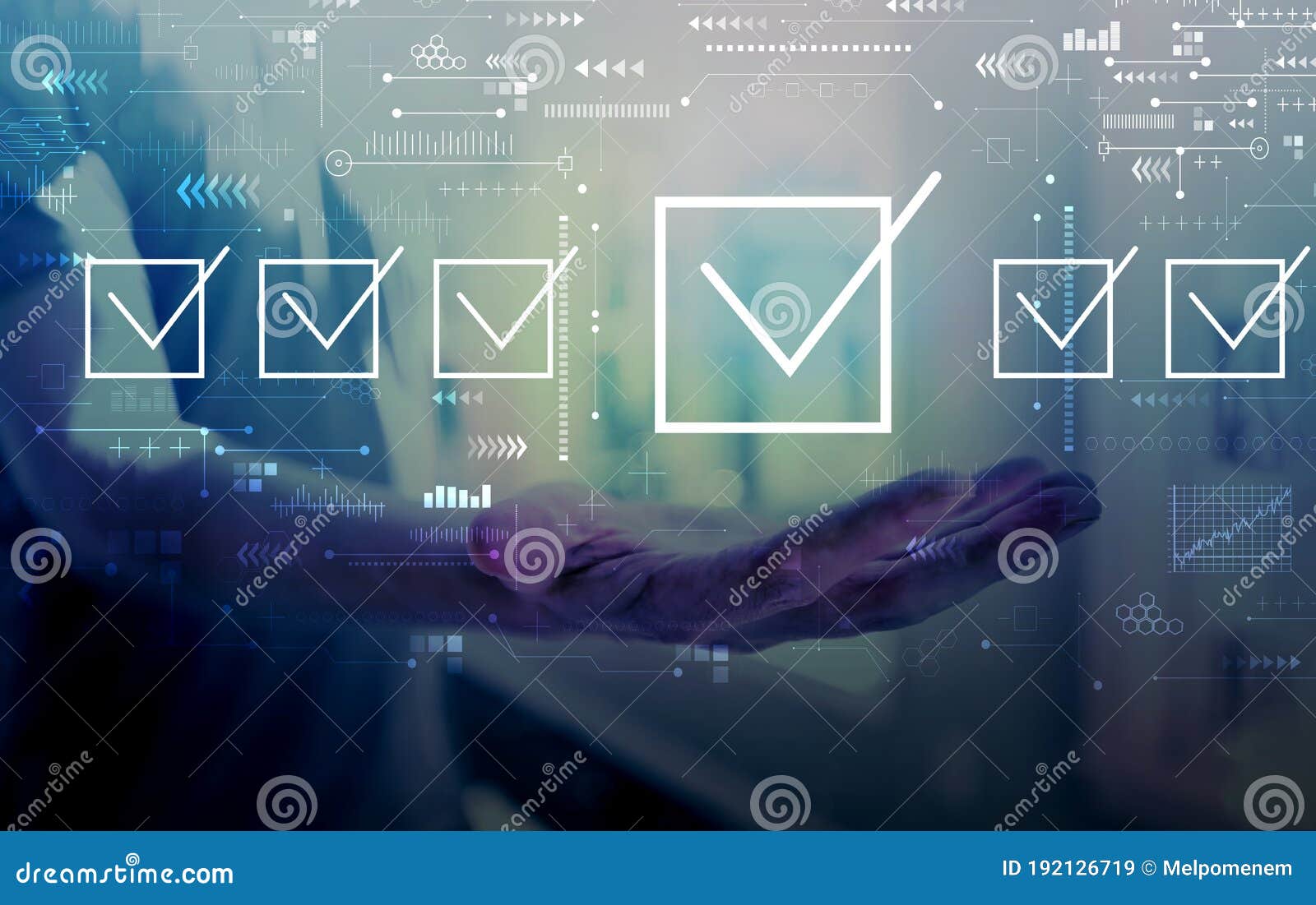 Checklist Concept with Young Man Stock Image - Image of male ...