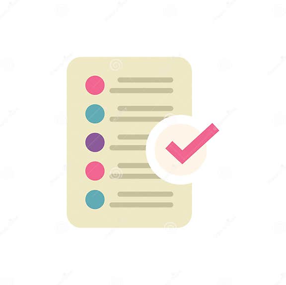 Checklist is Confirming the Completion of Important Tasks Stock Vector ...