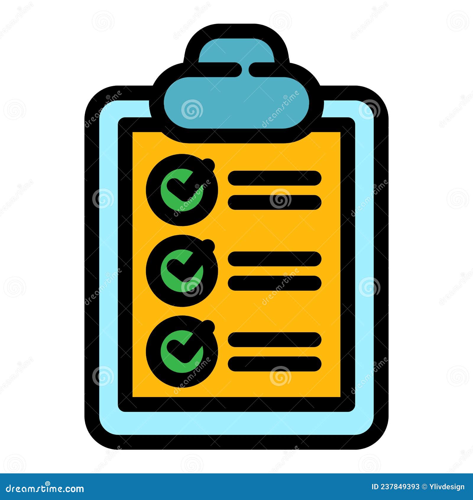 Checklist Credibility Icon Color Outline Vector Stock Vector ... Checklist Credibility Icon Color Outline Vector Stock Vector ...