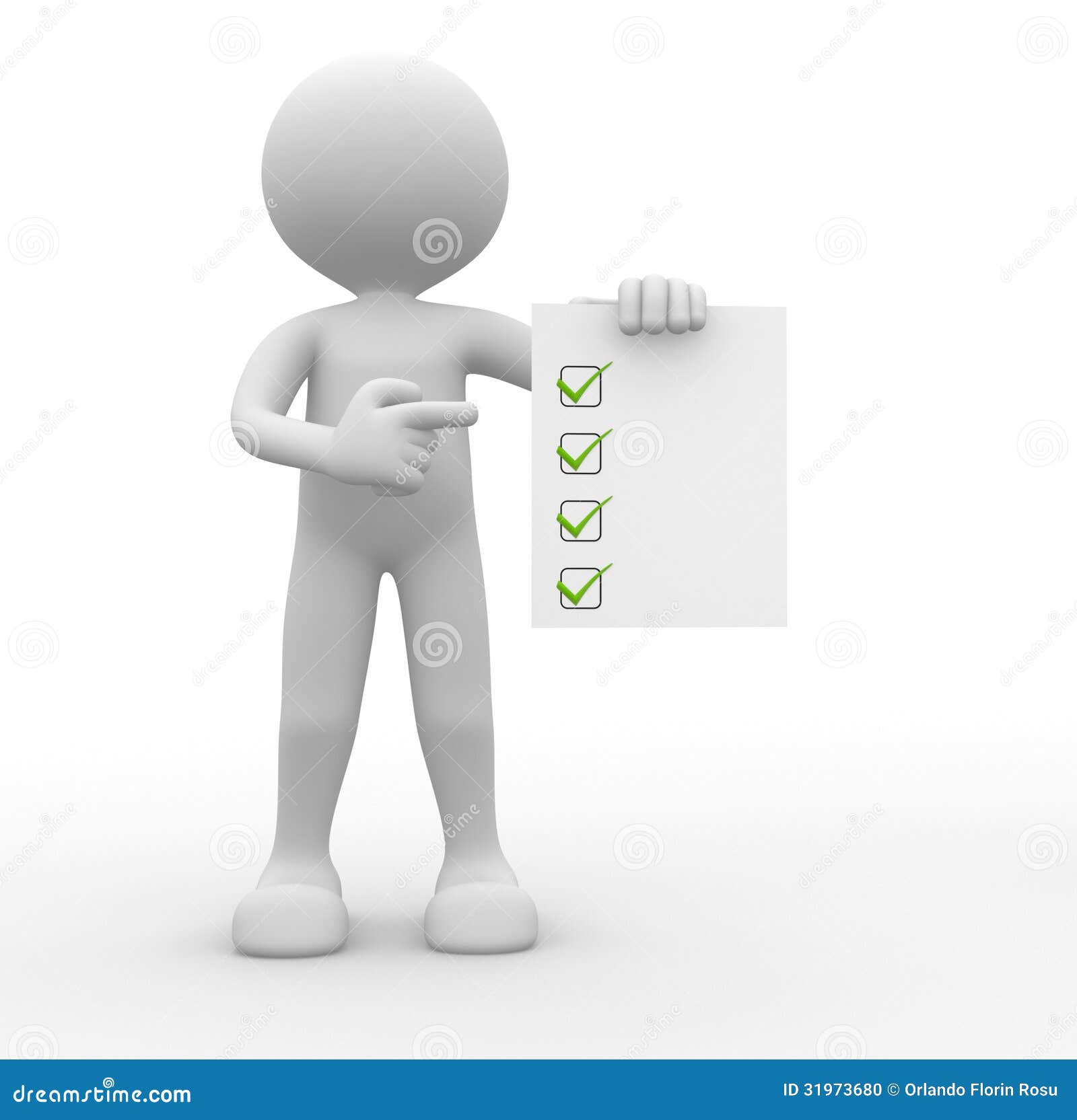 Checklist stock illustration. Illustration of mark, leader - 31973680