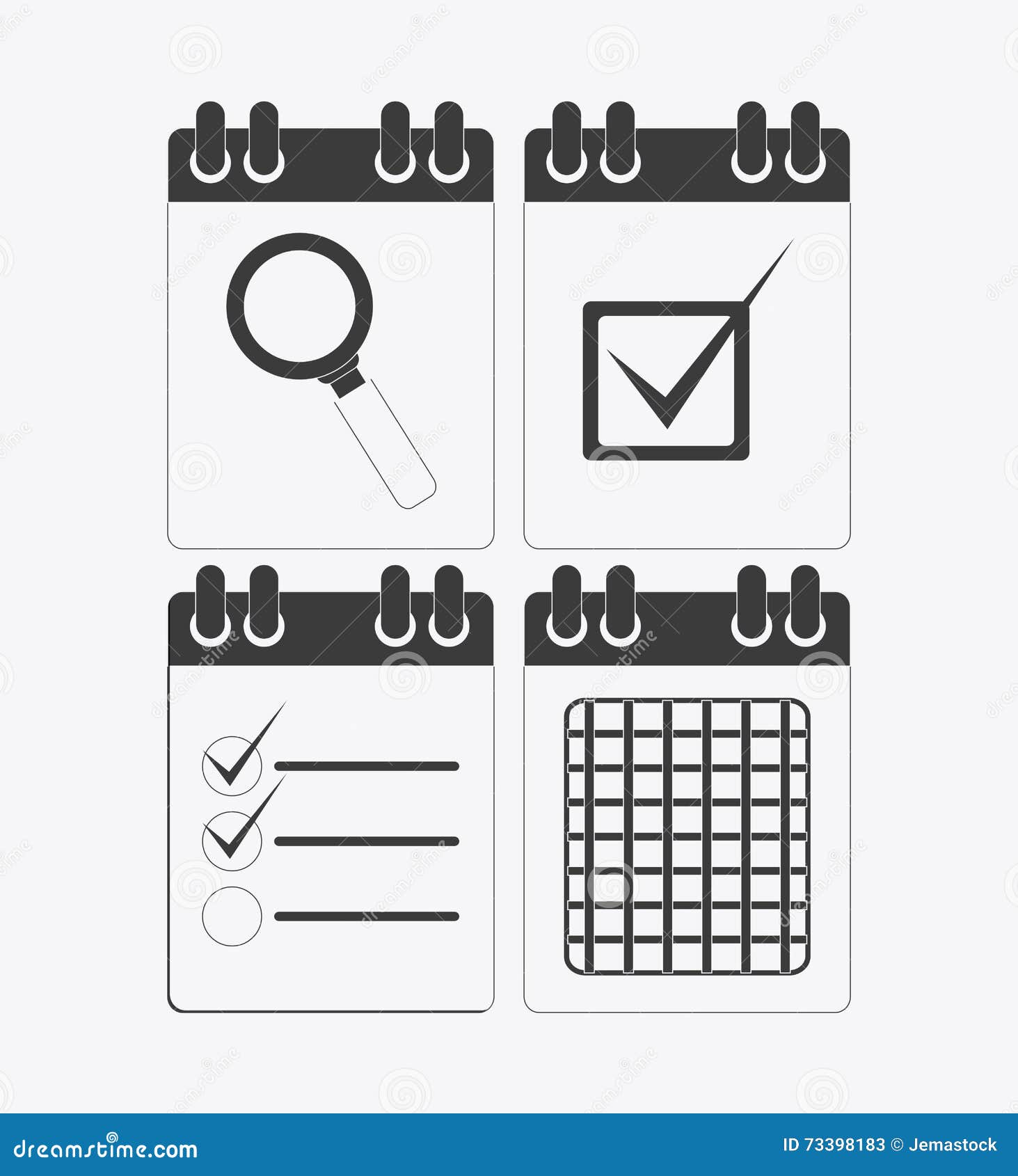 Checklist Design, Flat Illustration , Illustration Stock Illustration ...