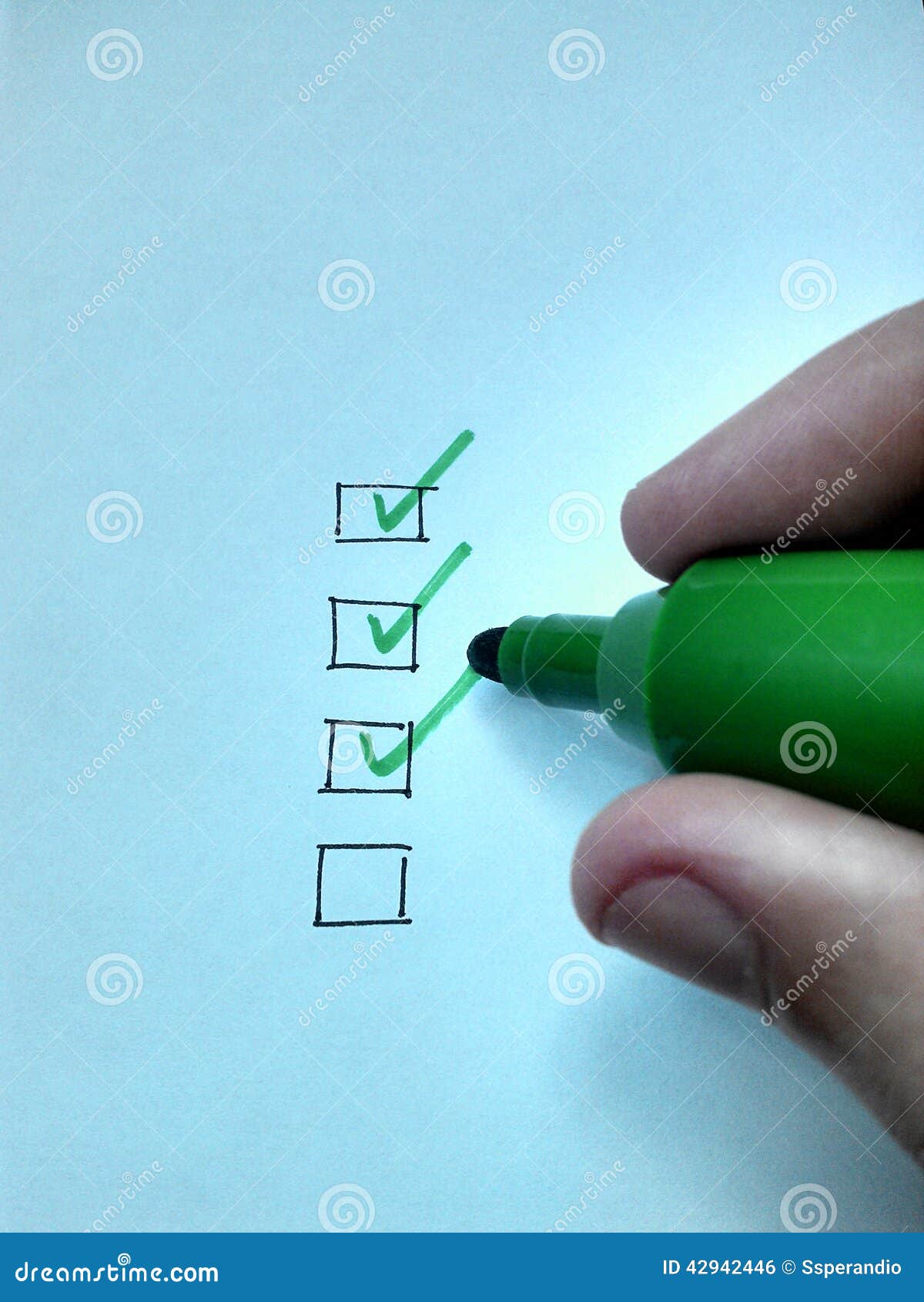 Checklist drawing by hand stock photo. Image of draw - 42942446