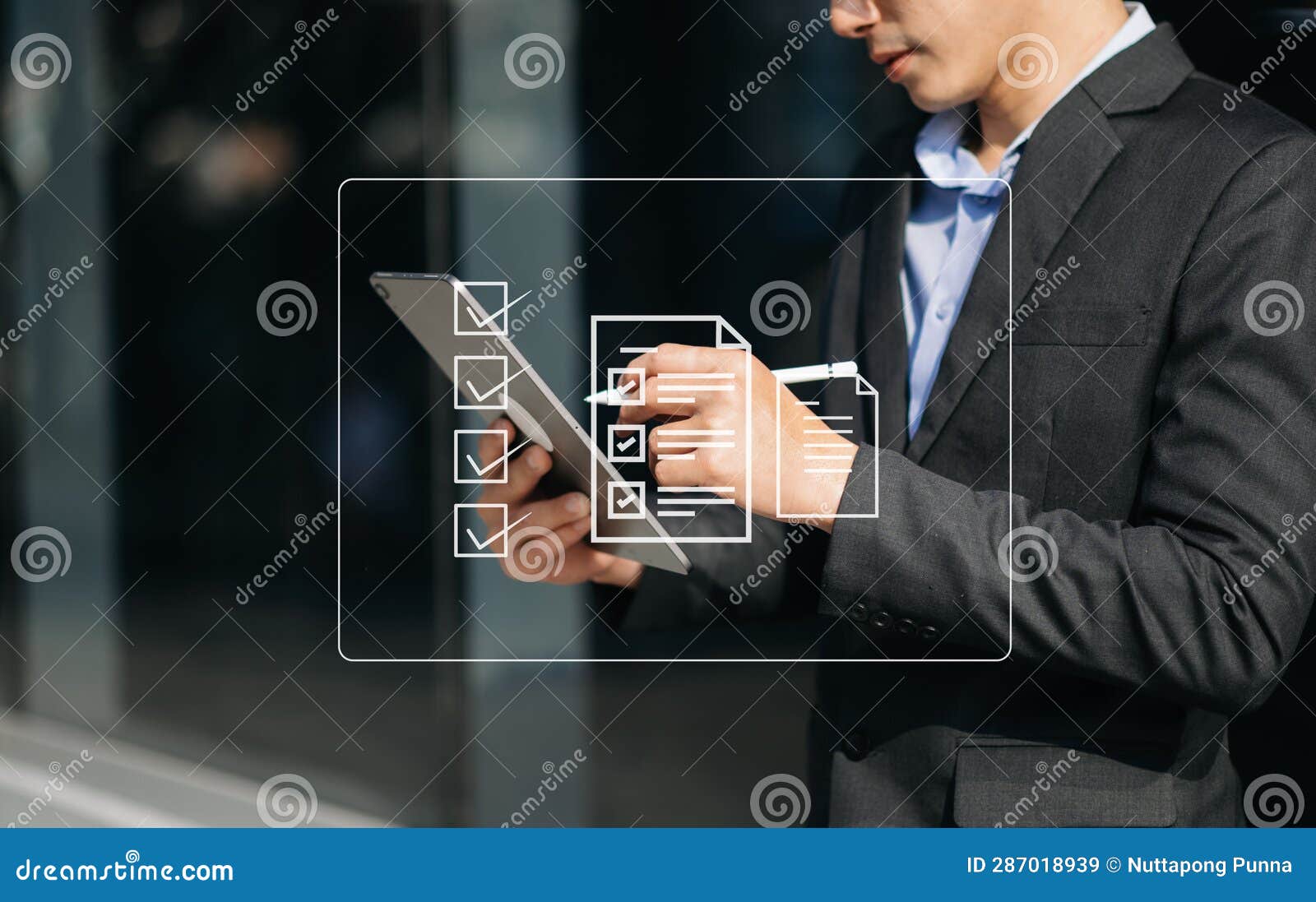 Checklist and Filling Survey Form Online. Document Management System ...
