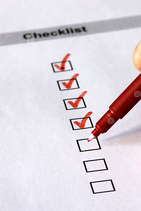 Checklist form stock photo. Image of complete, document - 11282818