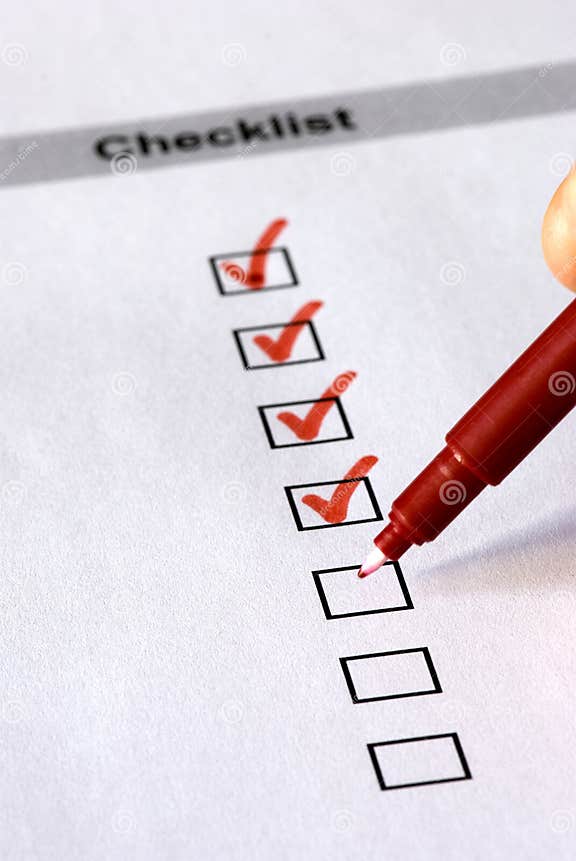 Checklist form stock photo. Image of complete, document - 11282818