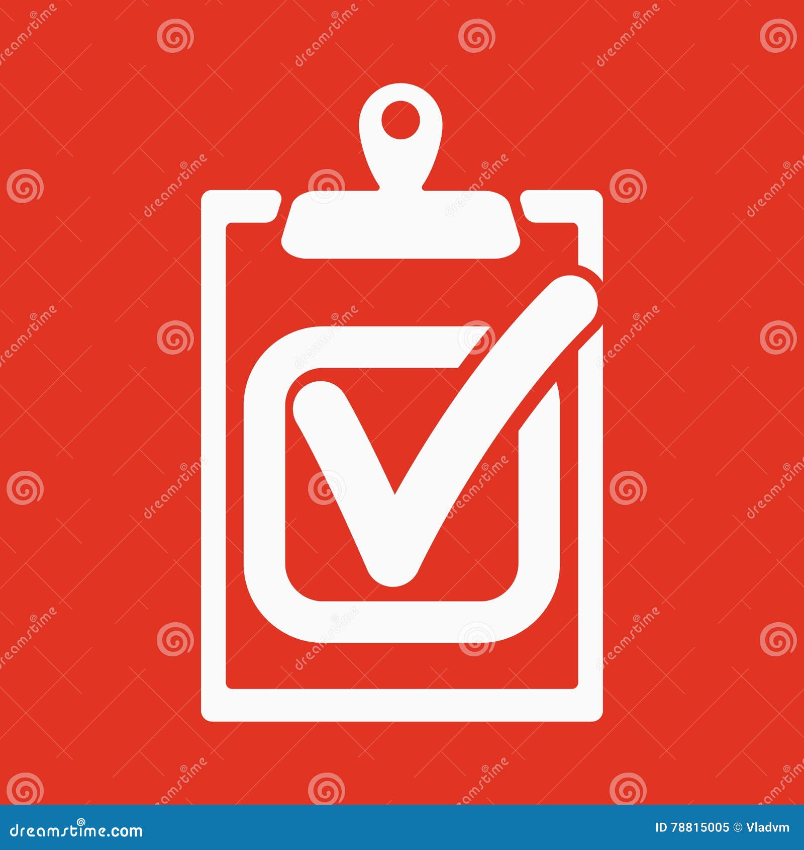 The Checklist Icon. Clipboard and Executed Task, Correct Answer Symbol ...