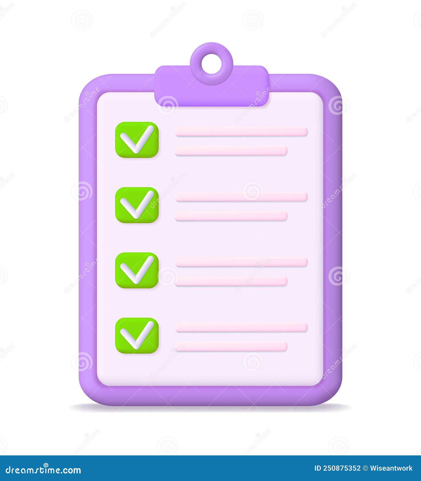 Checklist Icon. 3d Task Document. Check List For Note. Paper With Form ... Checklist Icon. 3d Task Document. Check List For Note. Paper With Form ...
