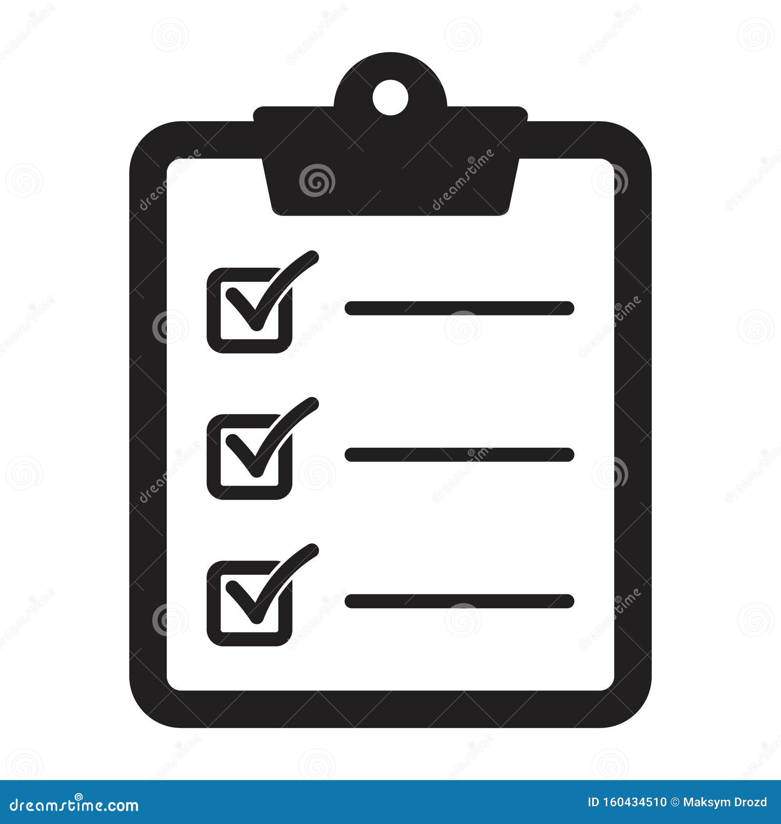 Checklist Icon Flat Style Isolated on Background. Checklist Sign Symbol ... Checklist Icon Flat Style Isolated on Background. Checklist Sign Symbol ...