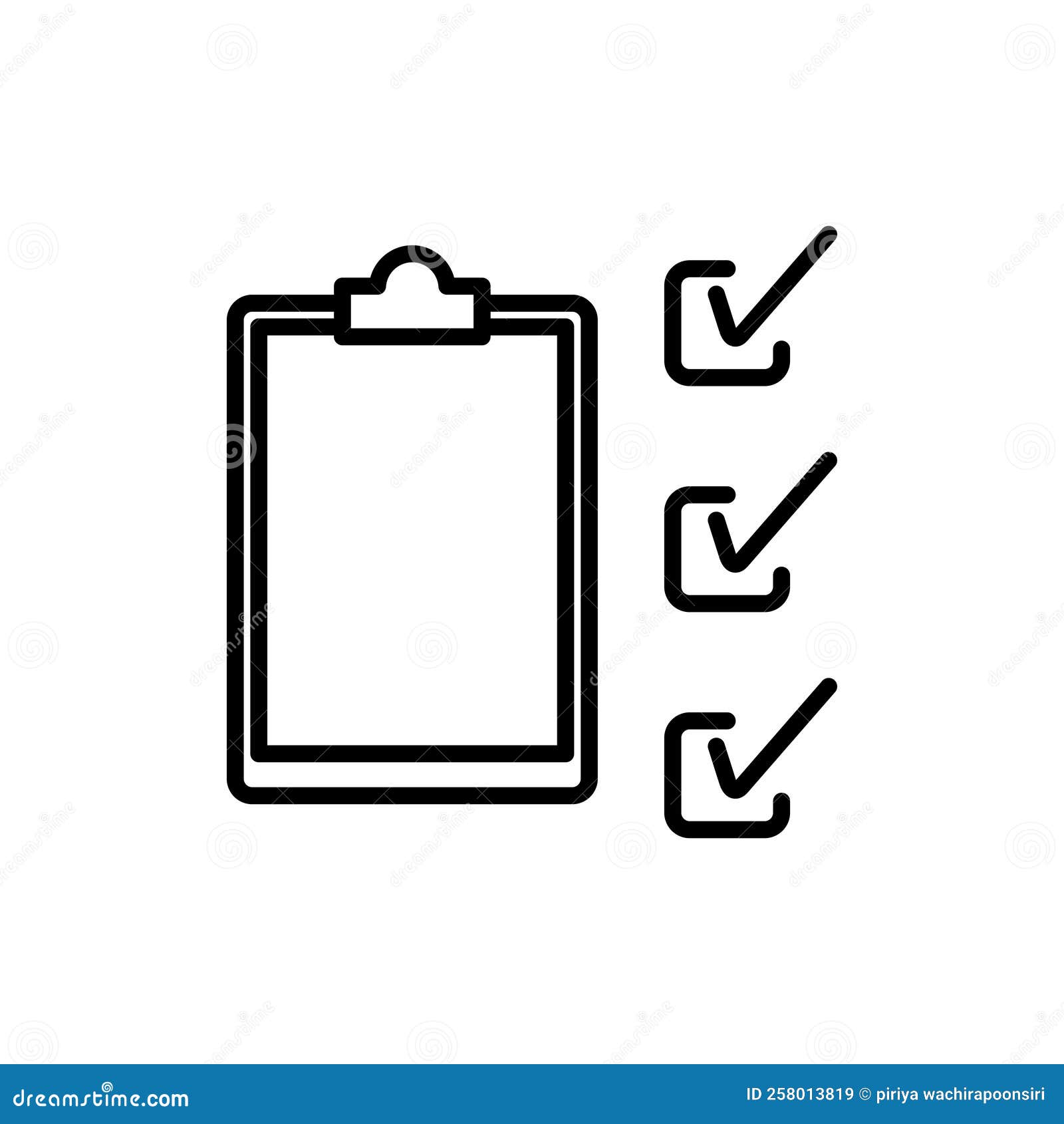 Checklist Icon. Goal of Business Concept. Stock Vector - Illustration ...