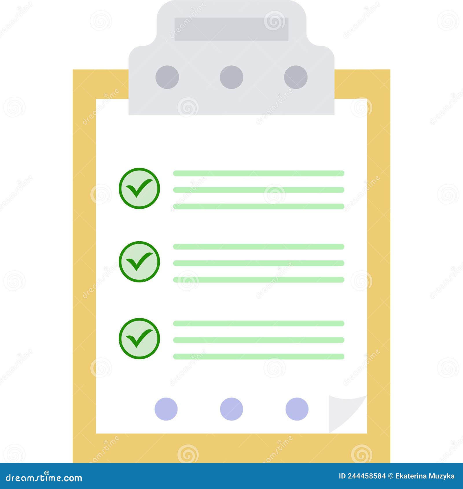 Checklist Icon Vector Clipboard Check List Report Stock Vector ...
