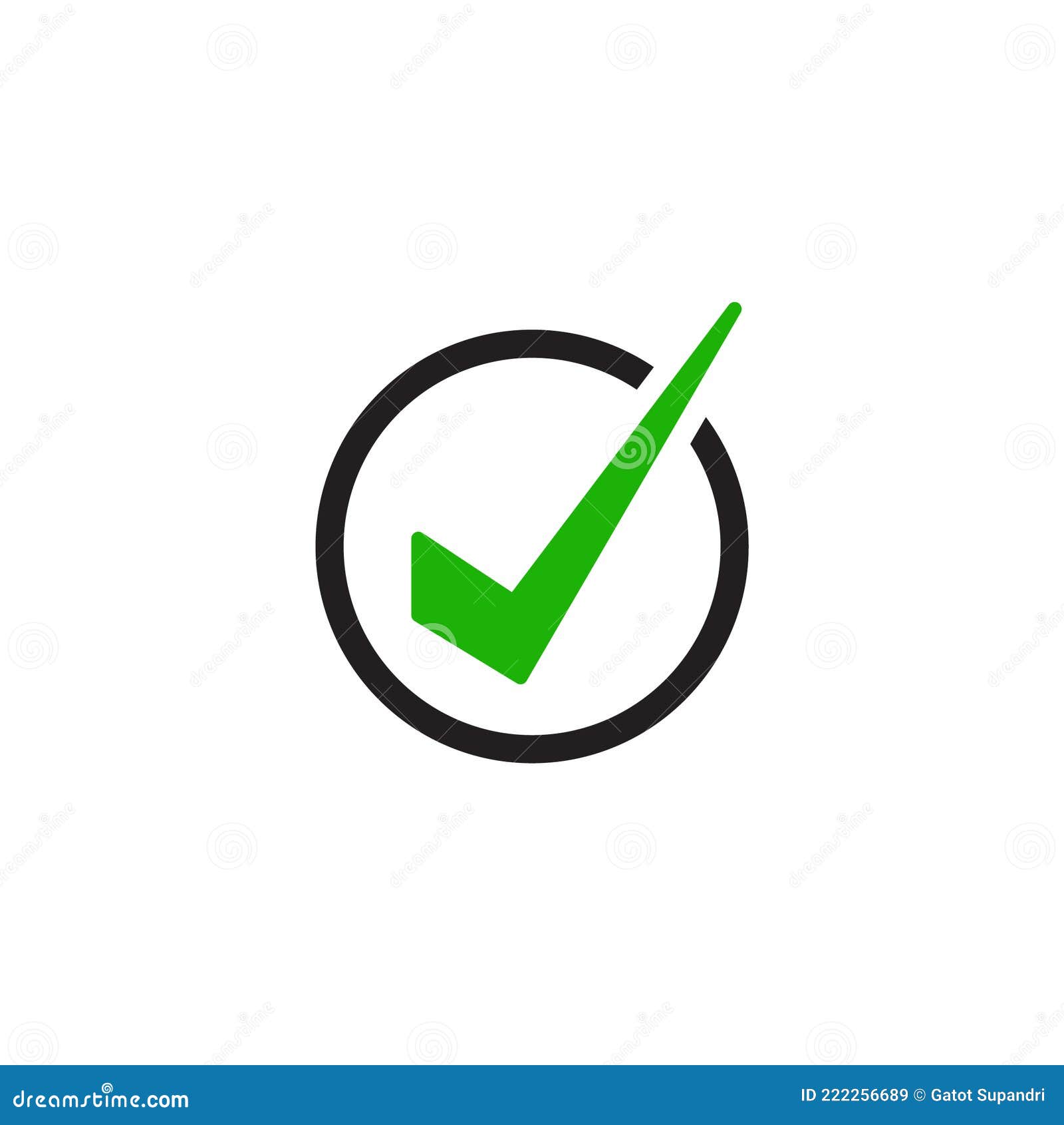 Checklist Icon Vector Logo Design Template Stock Vector - Illustration ...