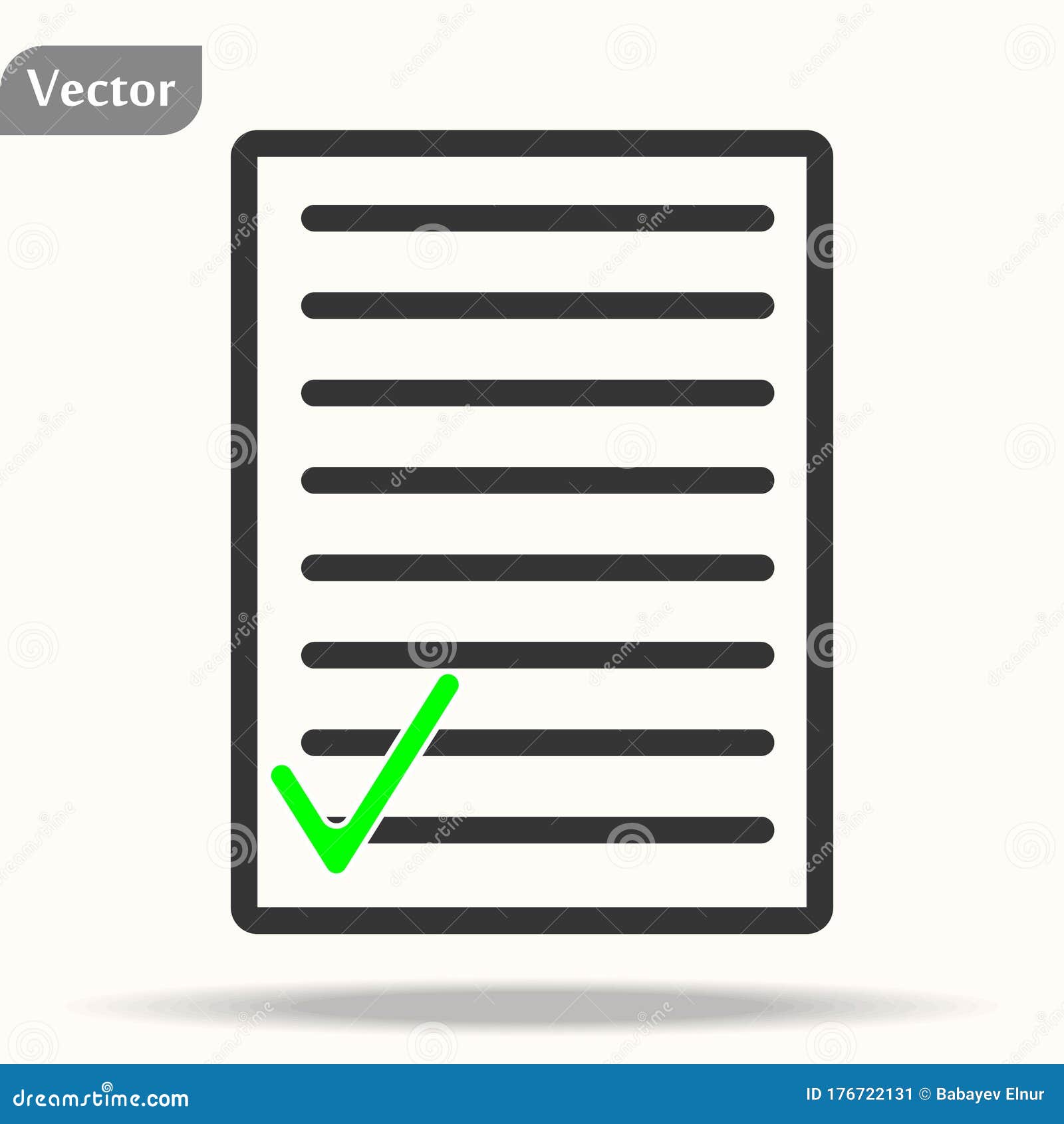Checklist Icon Vector Logo Template Illustration Design. Vector EPS10 ...