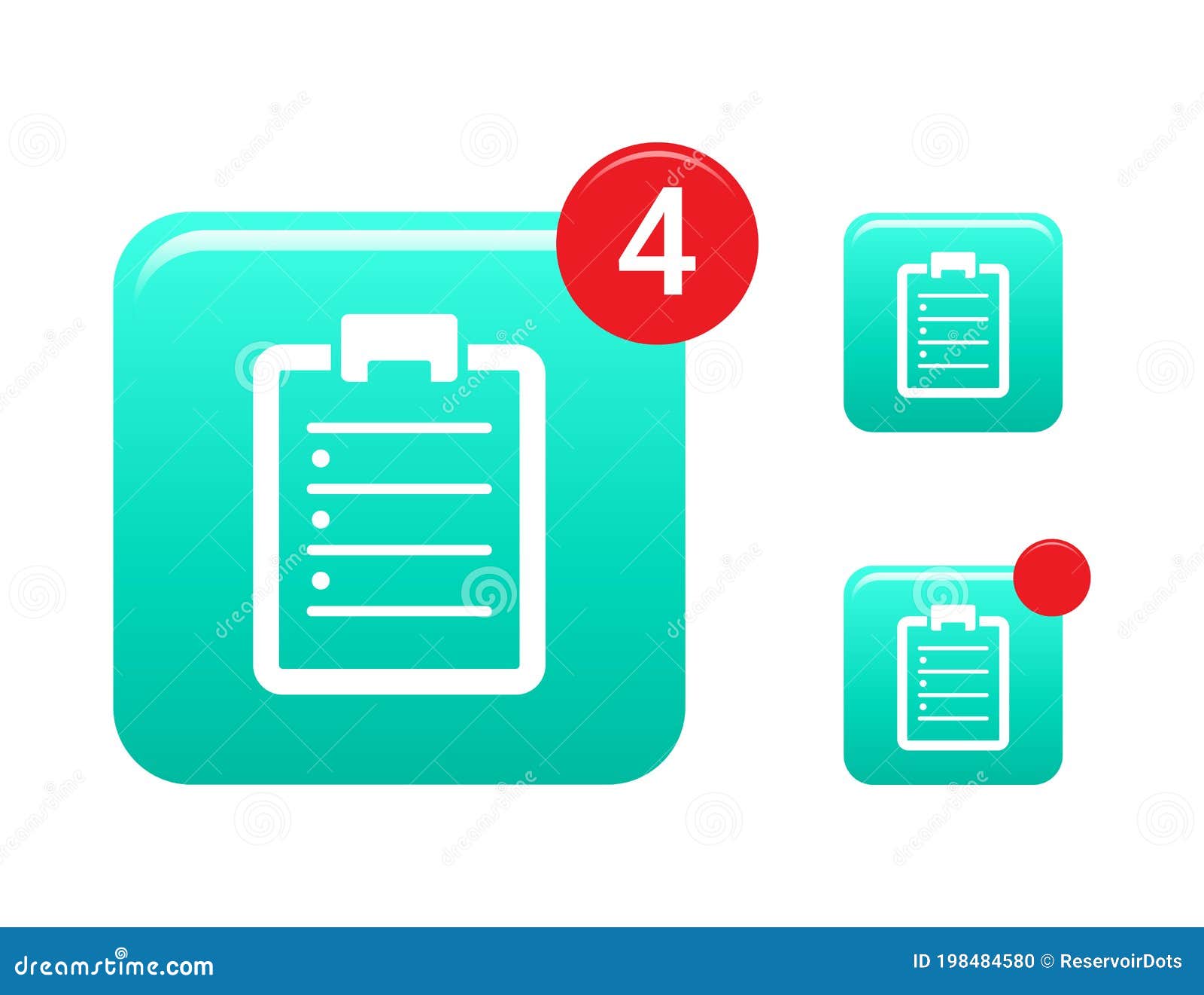 Checklist Icons Set stock vector. Illustration of check - 198484580
