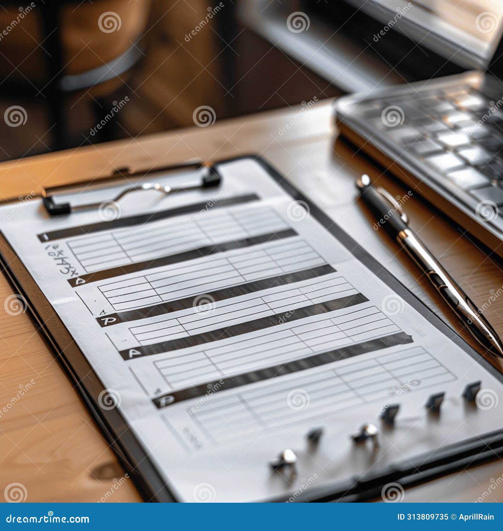 The Checklist. a Notebook. Business Notebook. Planning Stock Image ...