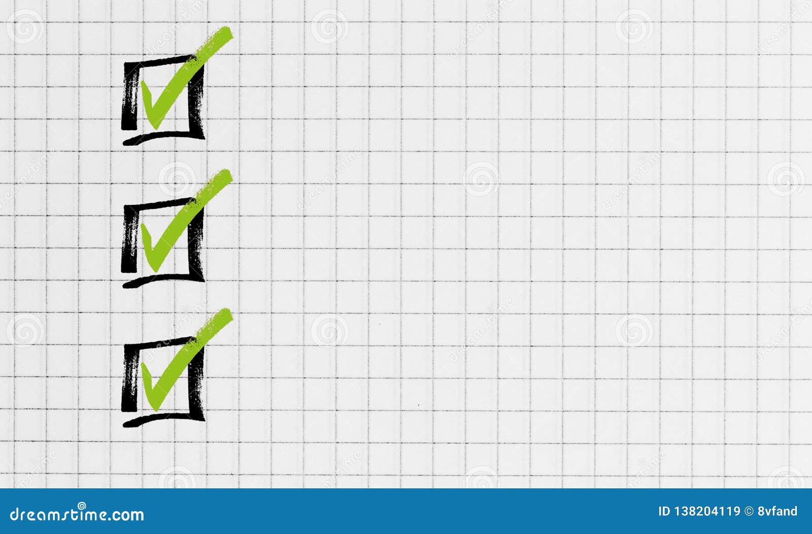 Checklist on Notepad Concept Stock Illustration - Illustration of space ...