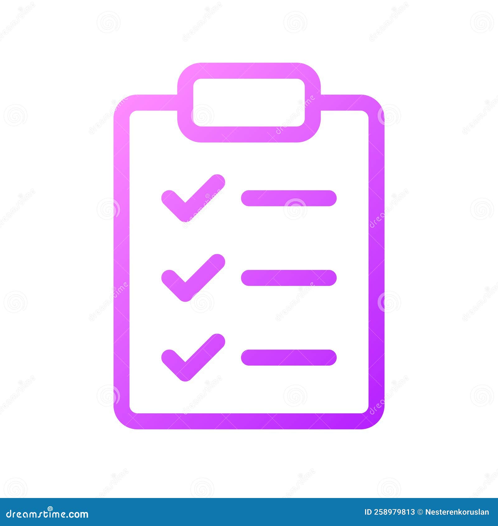 Checklist Pixel Perfect Gradient Linear Ui Icon Stock Vector ... Checklist Pixel Perfect Gradient Linear Ui Icon Stock Vector ...