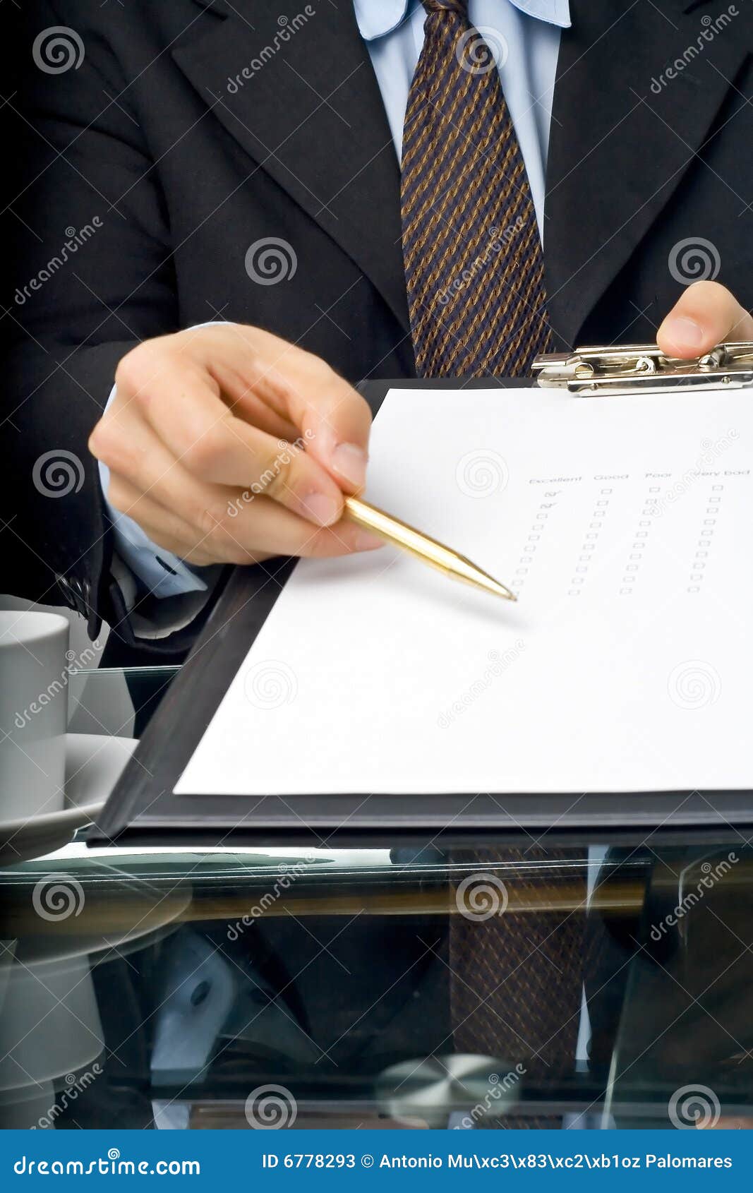 Checklist Questionnaire Quality of Service Stock Image - Image of ...