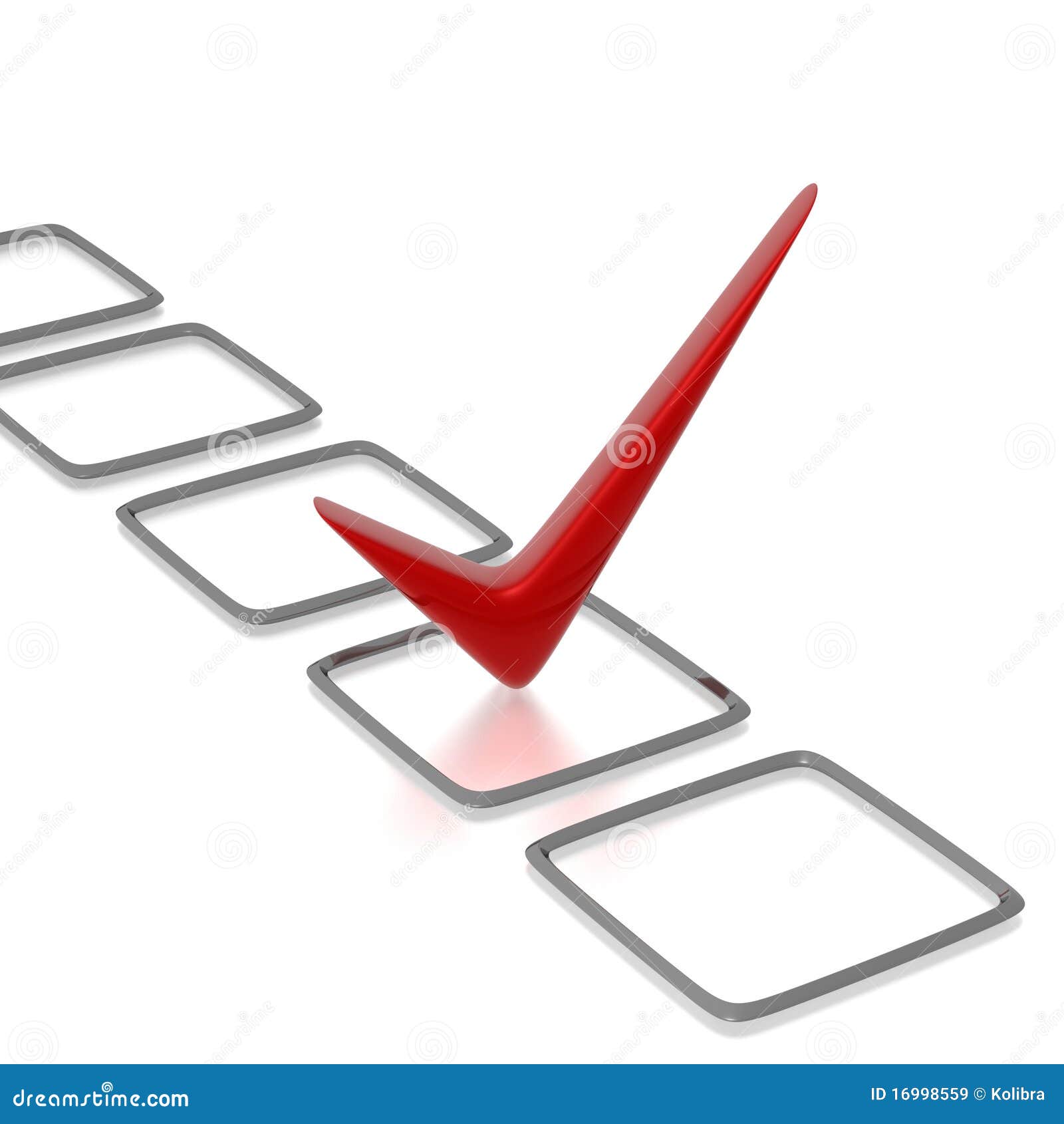 Checklist with red check stock illustration. Illustration of ...