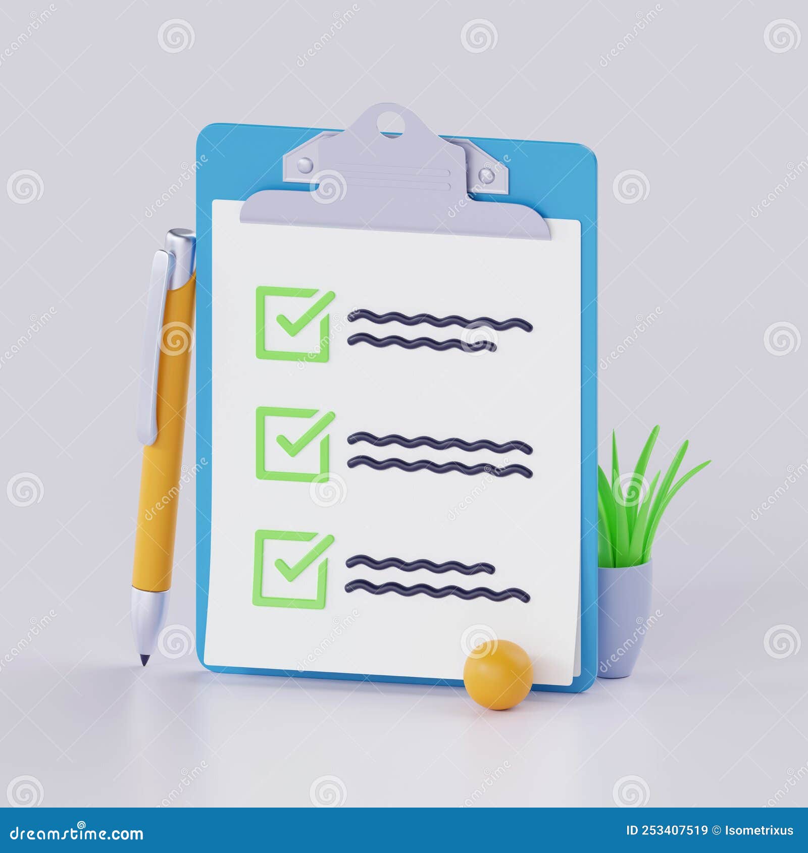 Checklist Render 3d - Paper Clipboard, Task Board, Check List ... Checklist Render 3d - Paper Clipboard, Task Board, Check List ...