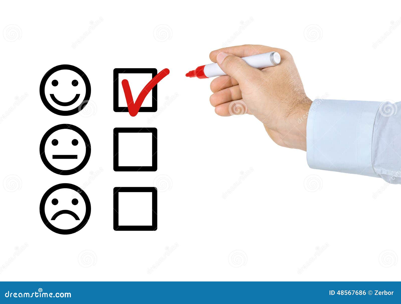 Checklist - Smileys Stock Illustration - Image: 48567686
