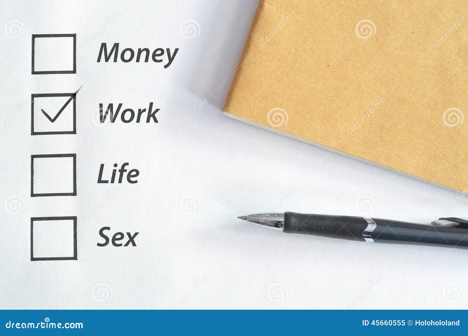 Checklist stock image. Image of tick, checkbox, empty - 45660555