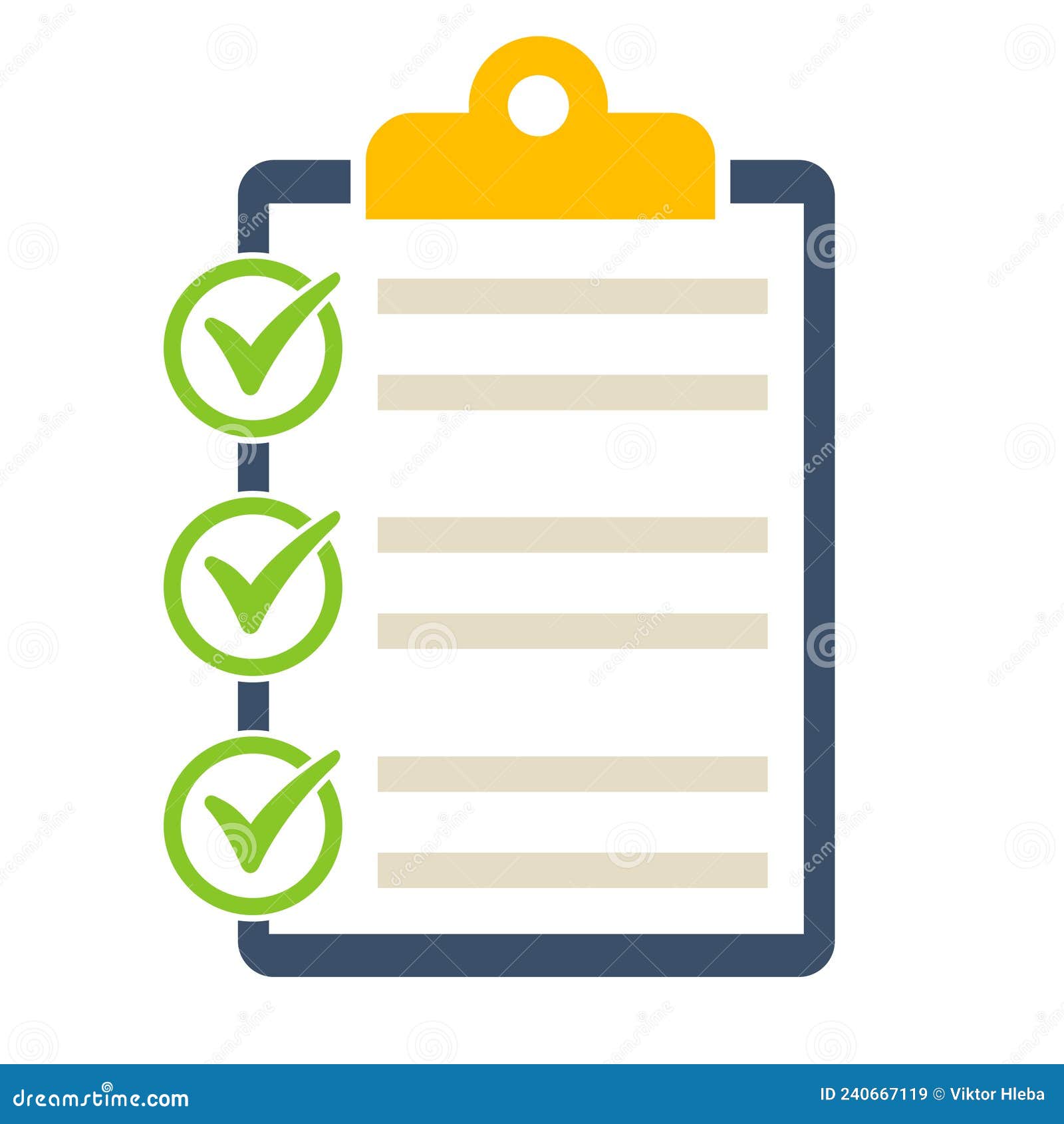 Checklist and Tick Icon Vector Design. Stock Vector - Illustration of ...