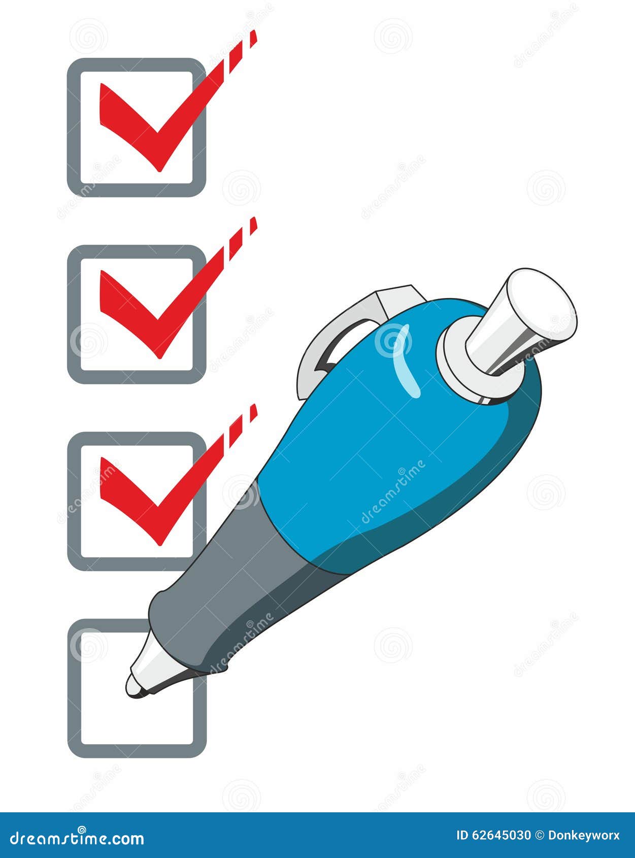 Ticking Checkboxes In Check List. Man Marking Tasks Done And Completed ... Ticking Checkboxes In Check List. Man Marking Tasks Done And Completed ...