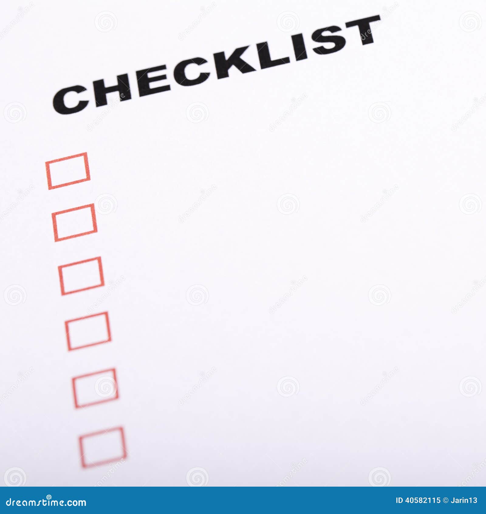 Checklist On White Royalty-Free Stock Photography | CartoonDealer.com ...