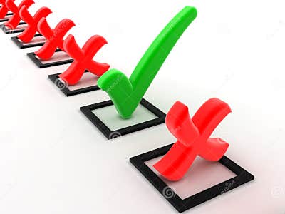 Checklist yes no stock illustration. Illustration of icon - 39900300