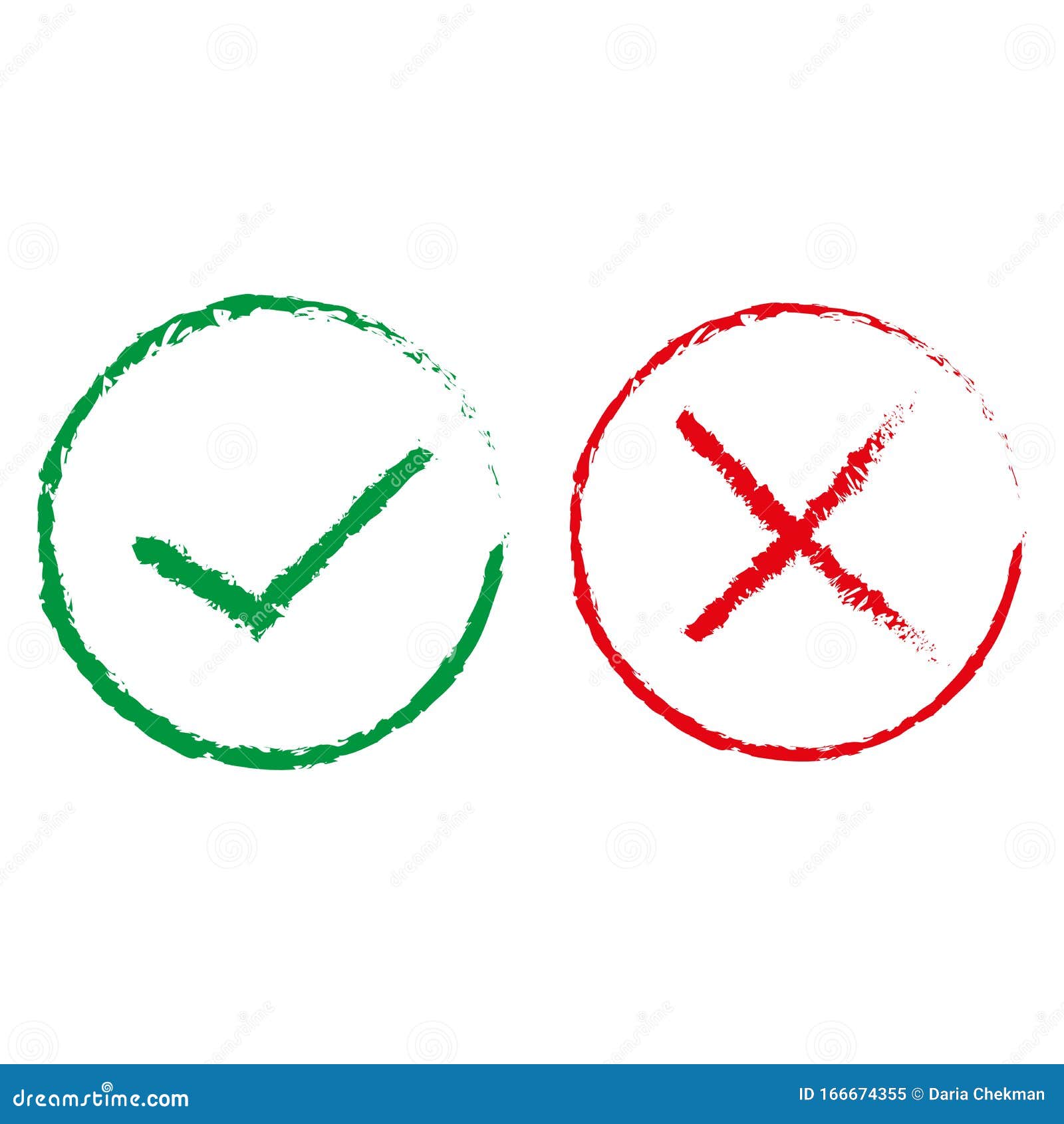 Checkmark Cancel Or Approve Reject Icon On White Background Stock ... Checkmark Cancel Or Approve Reject Icon On White Background Stock ...
