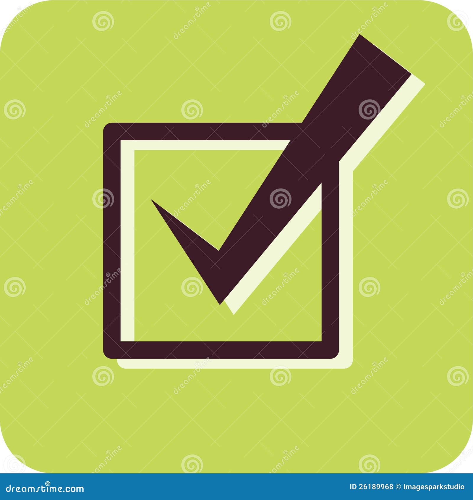 Green Square Check Box